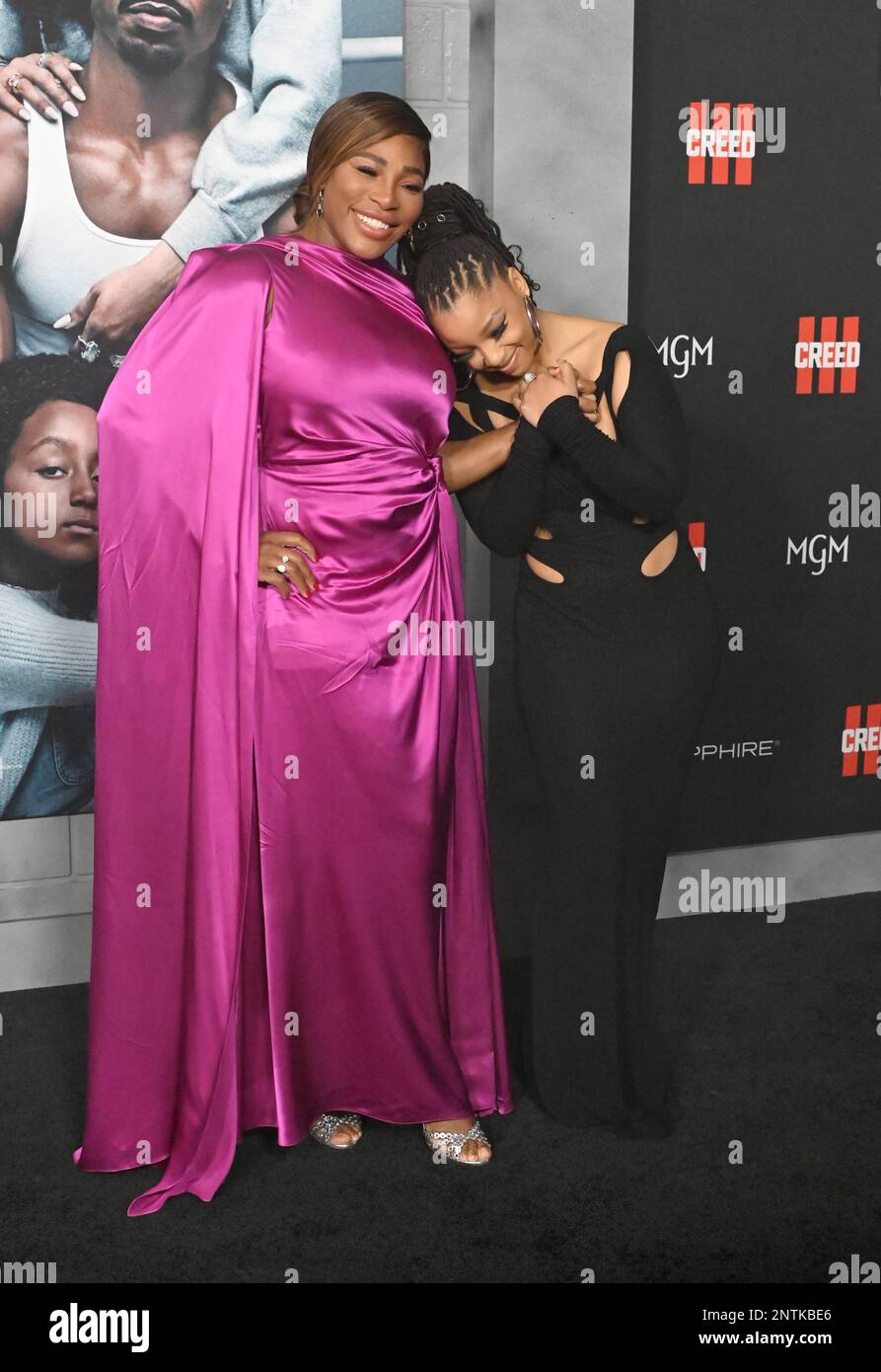 Los Angeles, USA. 27th Feb, 2023. Serena Williams & Chloe Bailey at the ...