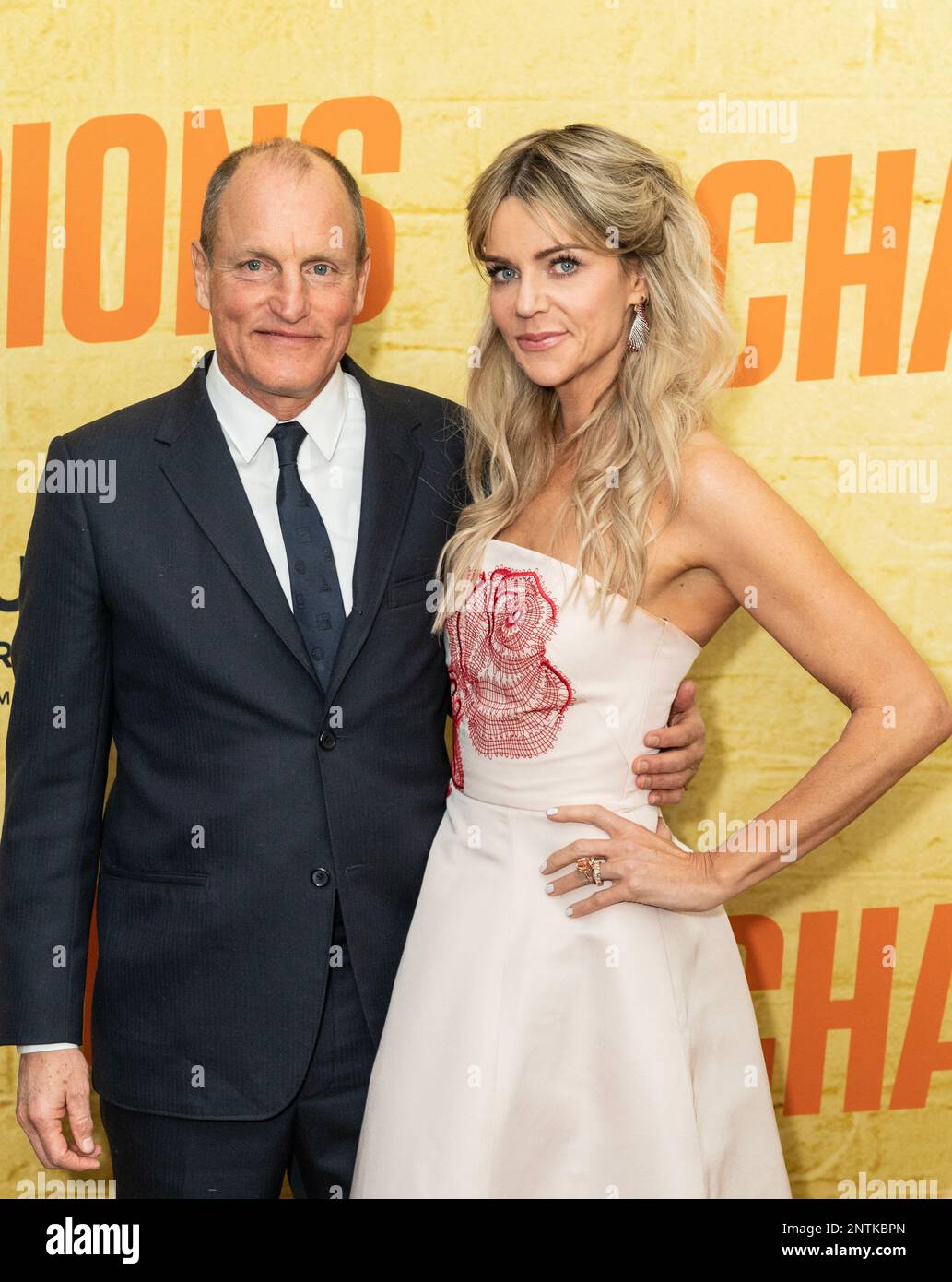Woody Harrelson And Kaitlin Olson Attend The Premiere Of Champions At