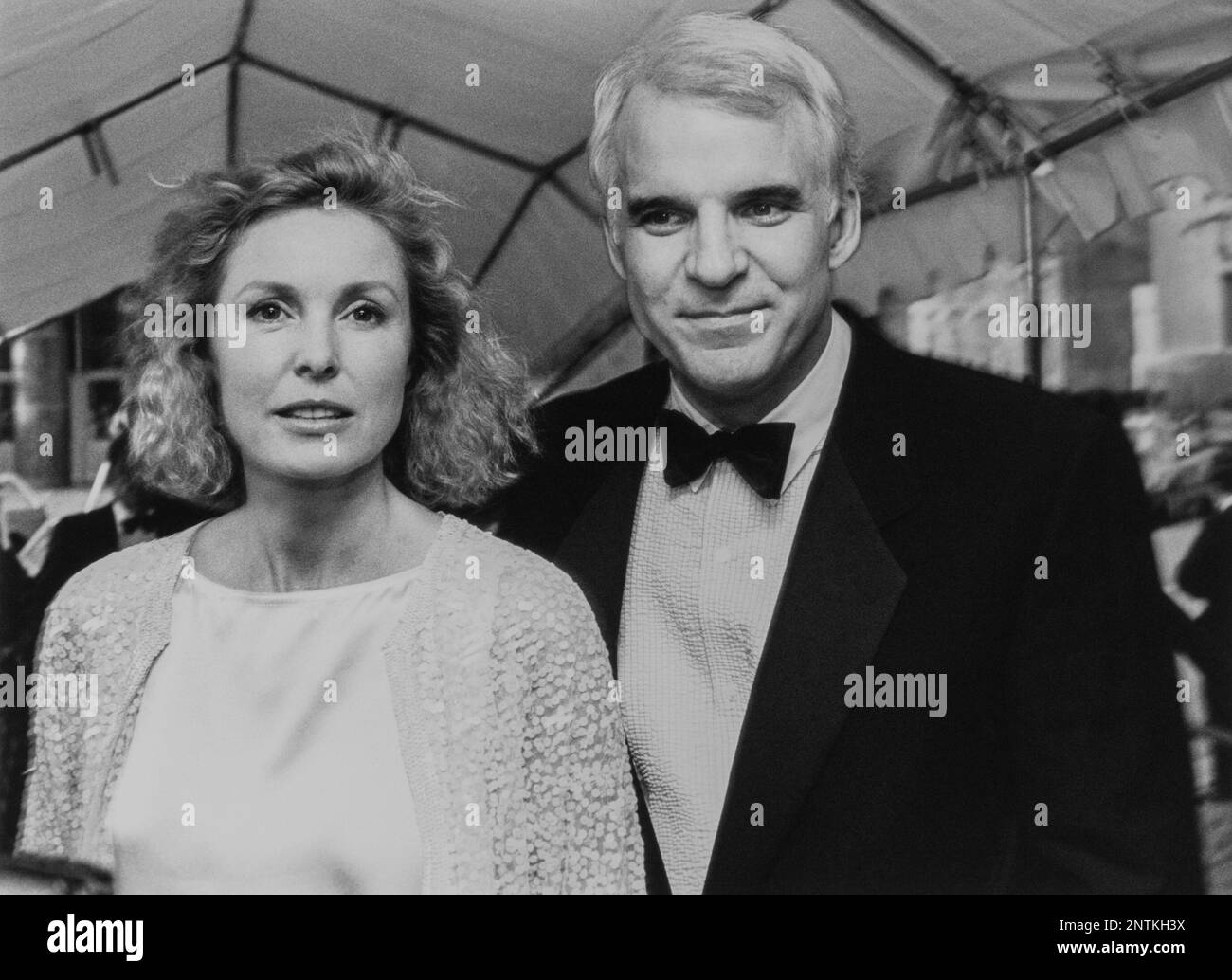 Actress Victoria Tennant with actor Steve Martin at an "American Film ...