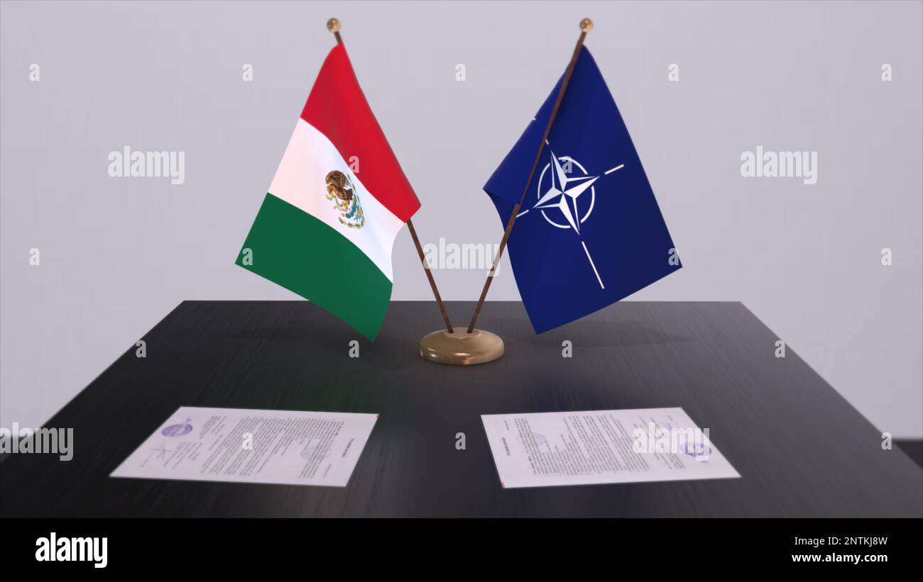 Nato mexico flag hi-res stock photography and images - Alamy