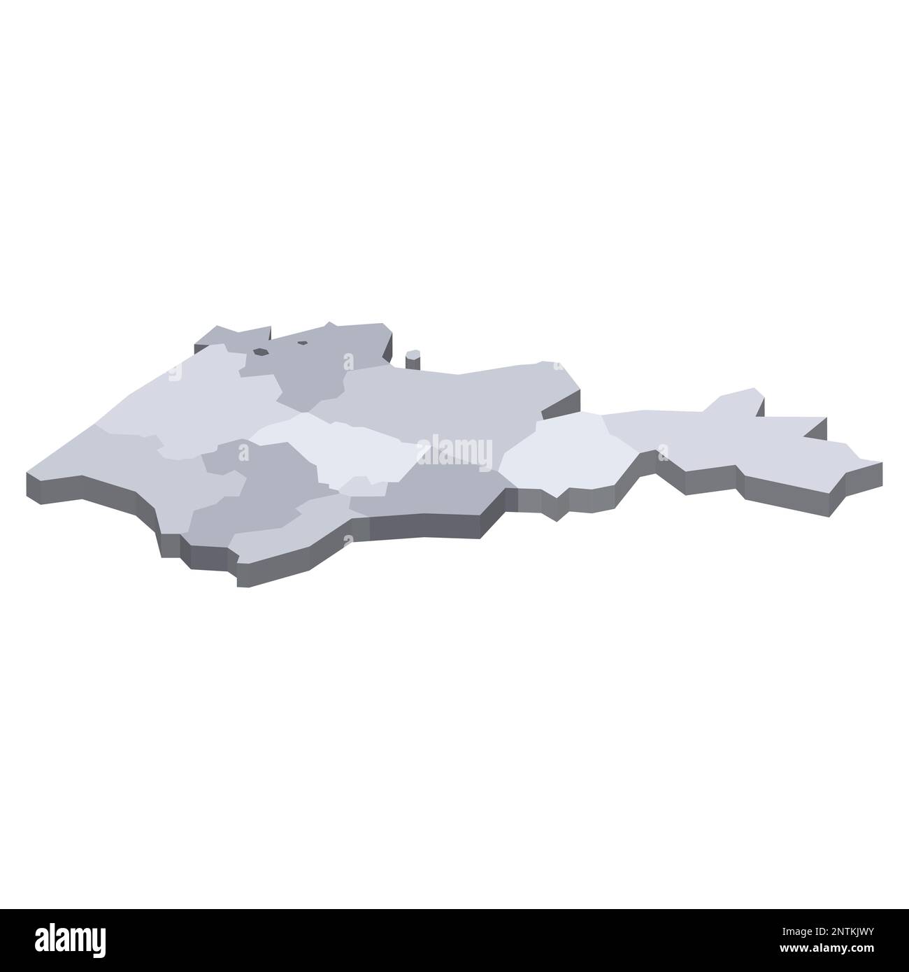 Armenia political map of administrative divisions - provinces and ...