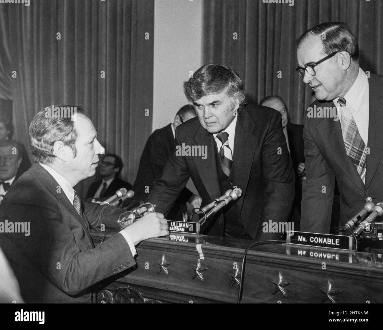 Chairman of the ways and means committee Black and White Stock Photos ...