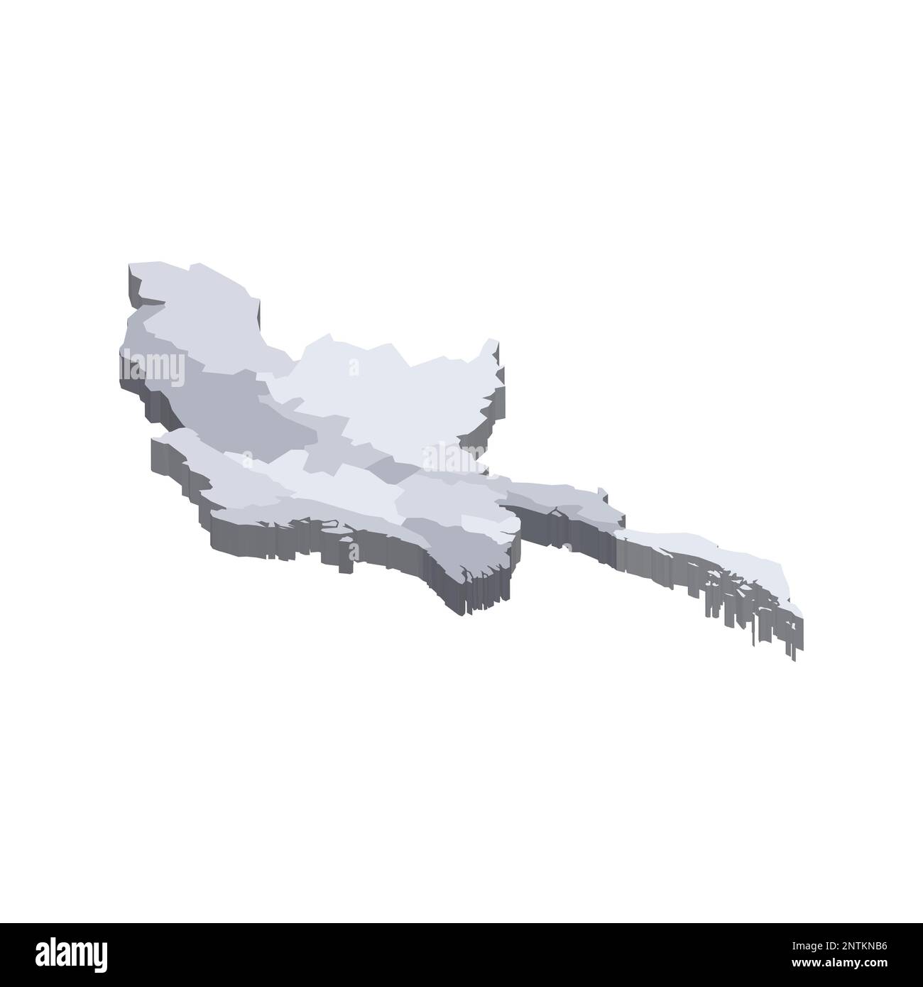 Myanmar political map of administrative divisions - states, regions and ...