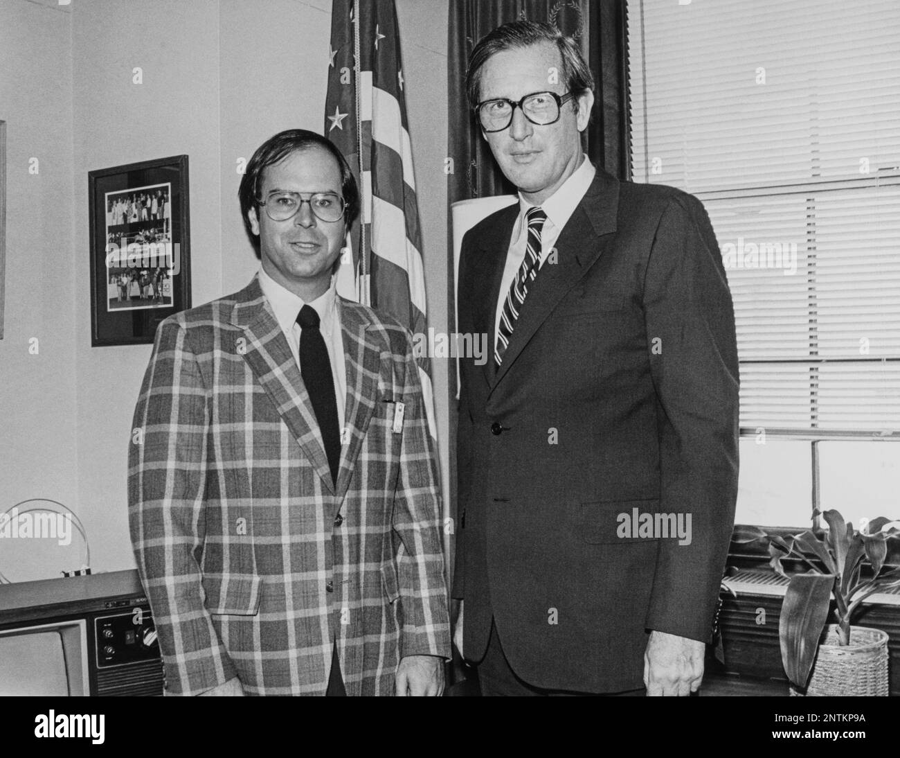 Rep. Harley O. Staggers, D-W.Va., and Gov. Jay Rockefeller, D-W.Va., in ...