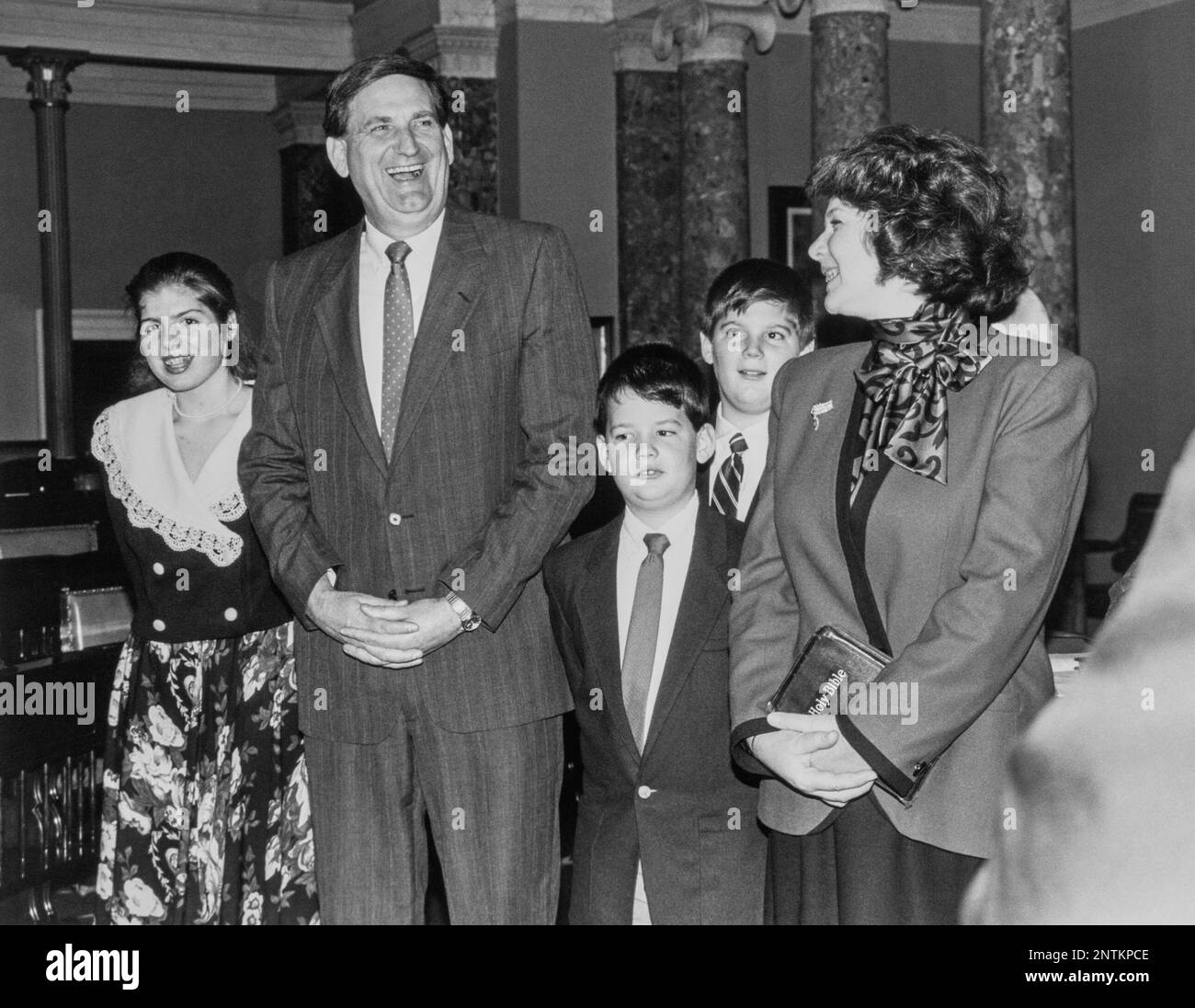 The Smiths: Jeannie Smith (age 16), Sen. Bob Smith, R-N.H., Jason Smith ...