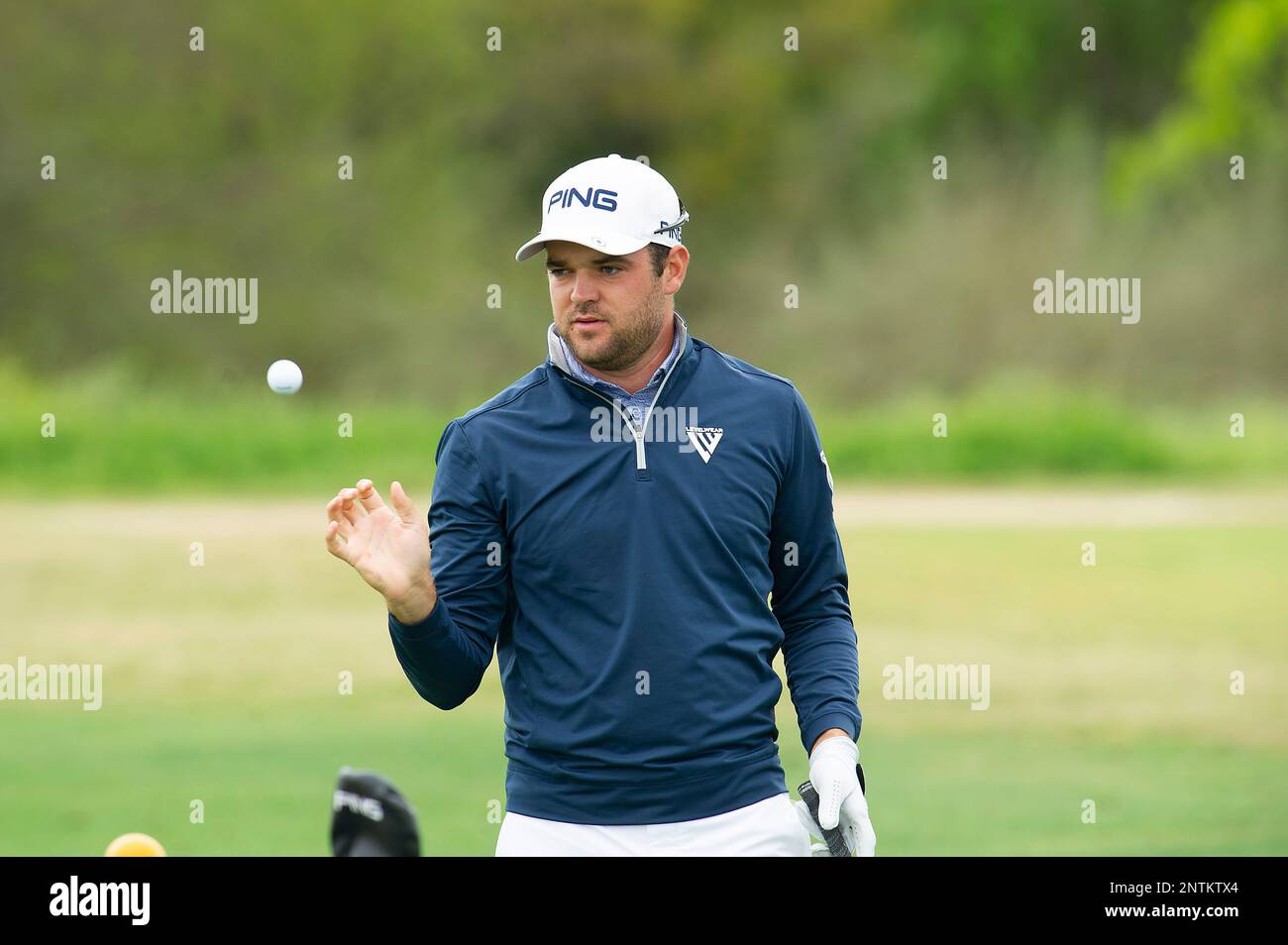 April 07, 2019: Corey Conners in action final round at the Valero Texas ...
