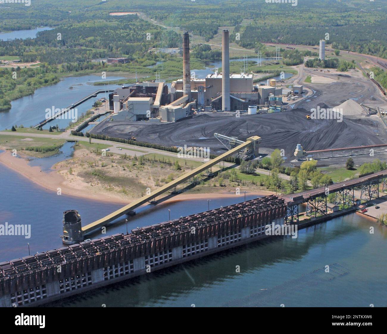 FILE- This June 2014 file photo shows the Presque Isle Power Plant ...