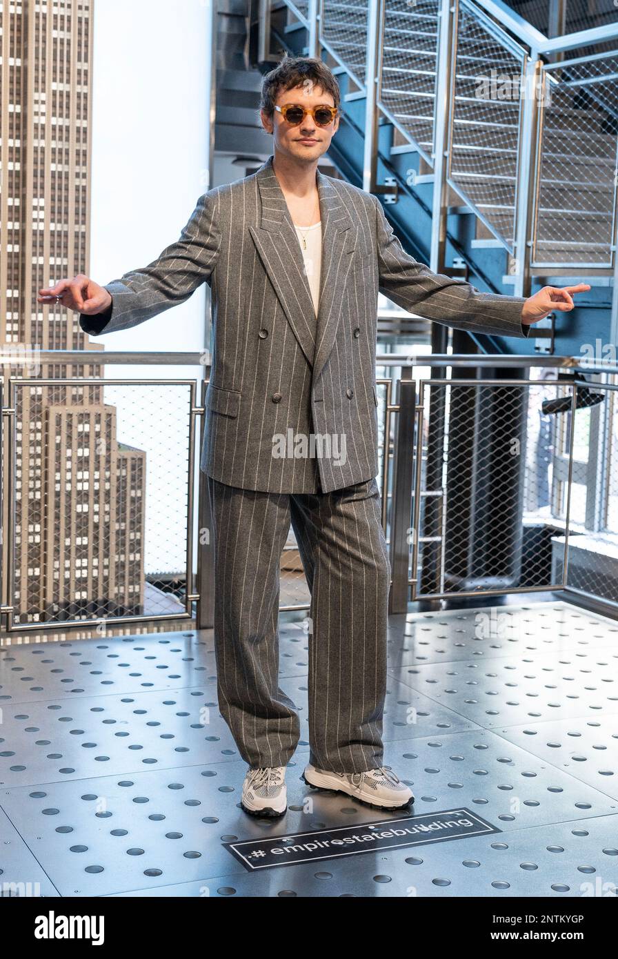 New York, USA. 27th Feb, 2023. Josh Whitehouse attends as the cast of ...