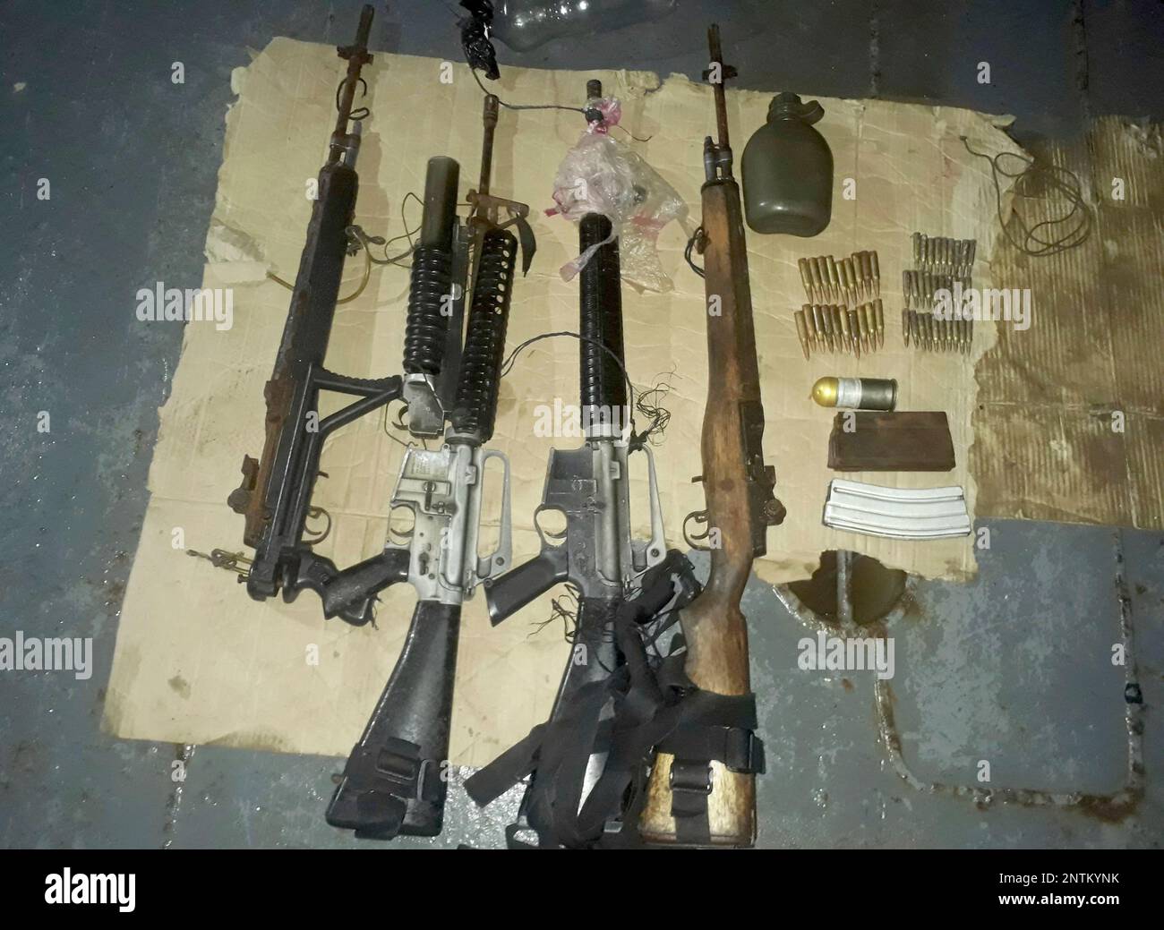 This photo provided by WESMINCOM Armed Forces of the Philippines Sunday ...