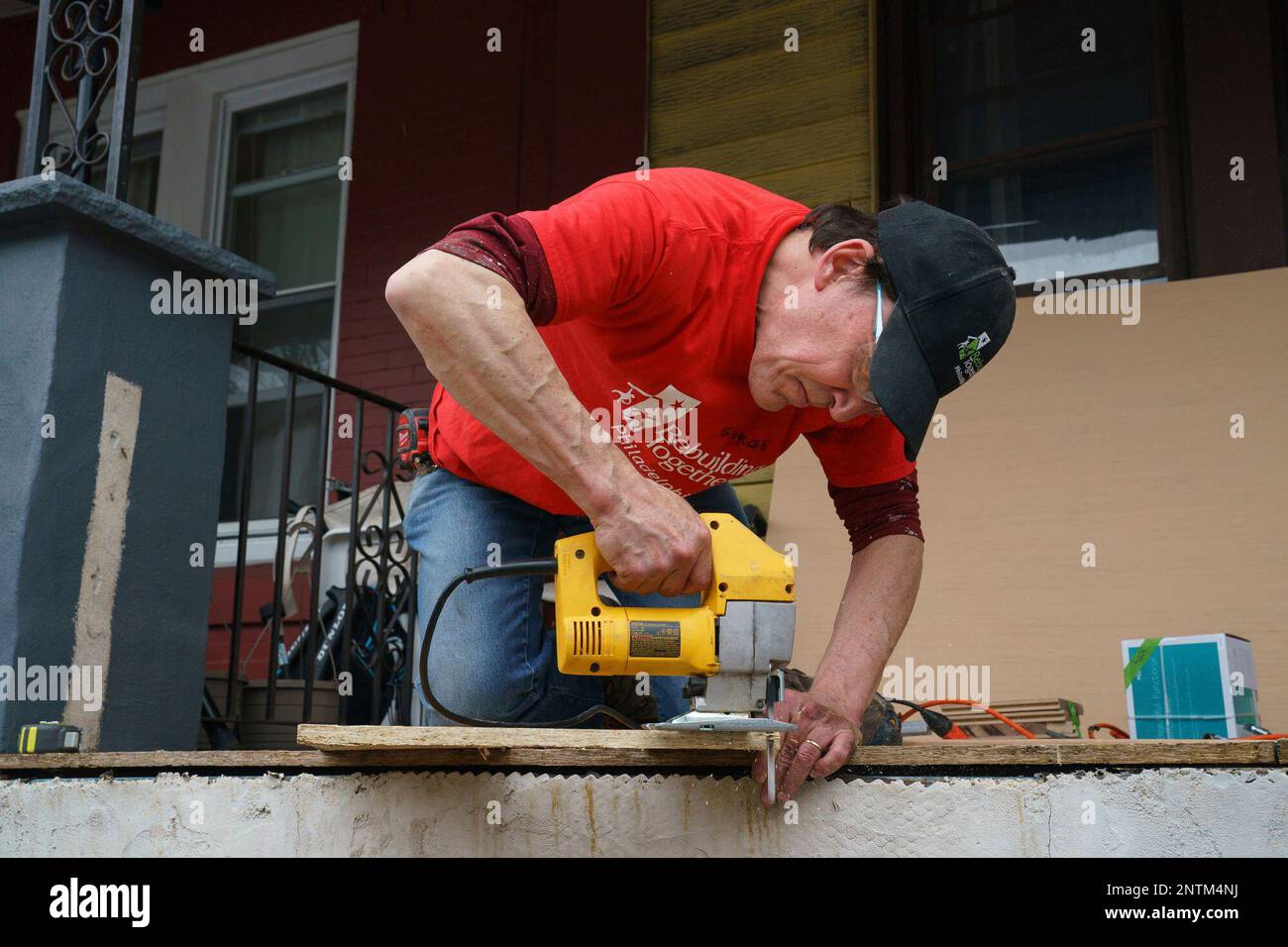 George Buckmann works with Rebuilding Together Philadelphia on homes on ...