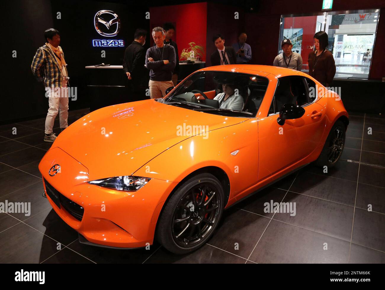 MAZDA's orange color MX-5 Miata 30th Anniversary Edition, known as MX5 ...