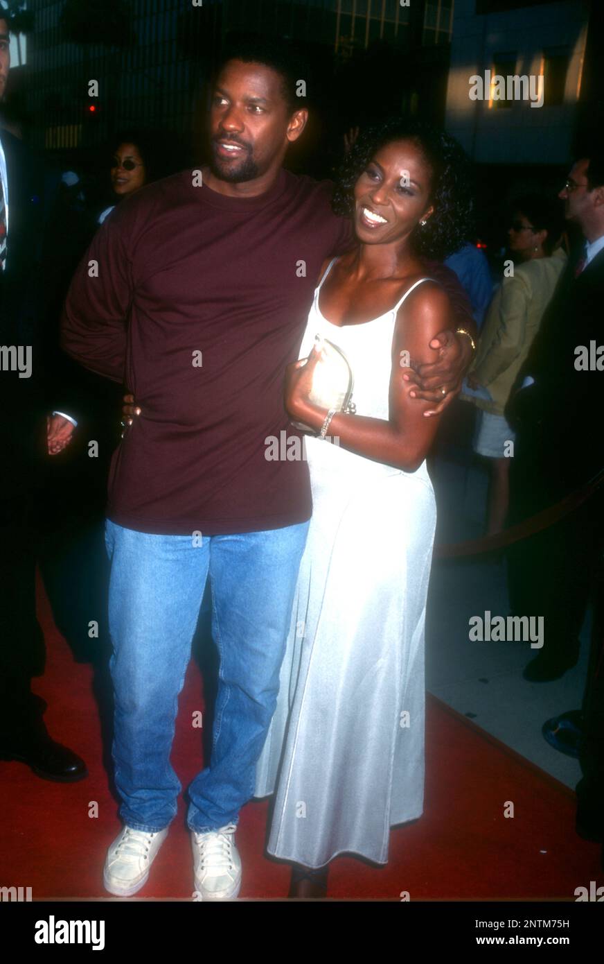 Beverly Hills, California, USA 8th July 1996 Actor Denzel Washington ...