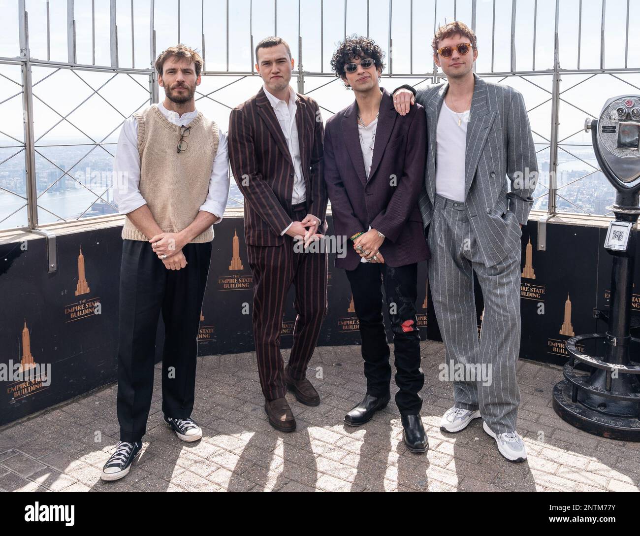 New York, USA. 27th Feb, 2023. Sam Claflin, Will Harrison, Sebastian ...