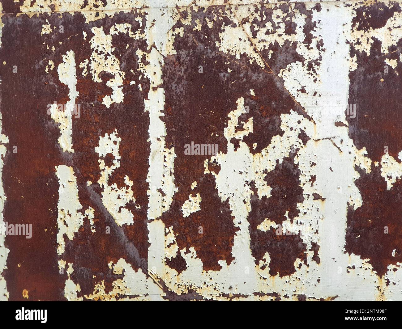 White painted metal texture with rust. Rusty metal background Stock ...