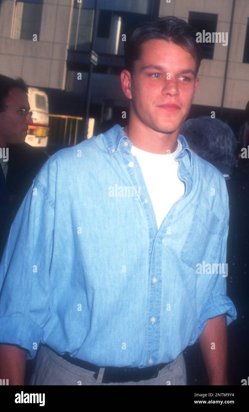 Beverly Hills, California, USA 8th July 1996 Actor Matt Damon attends ...