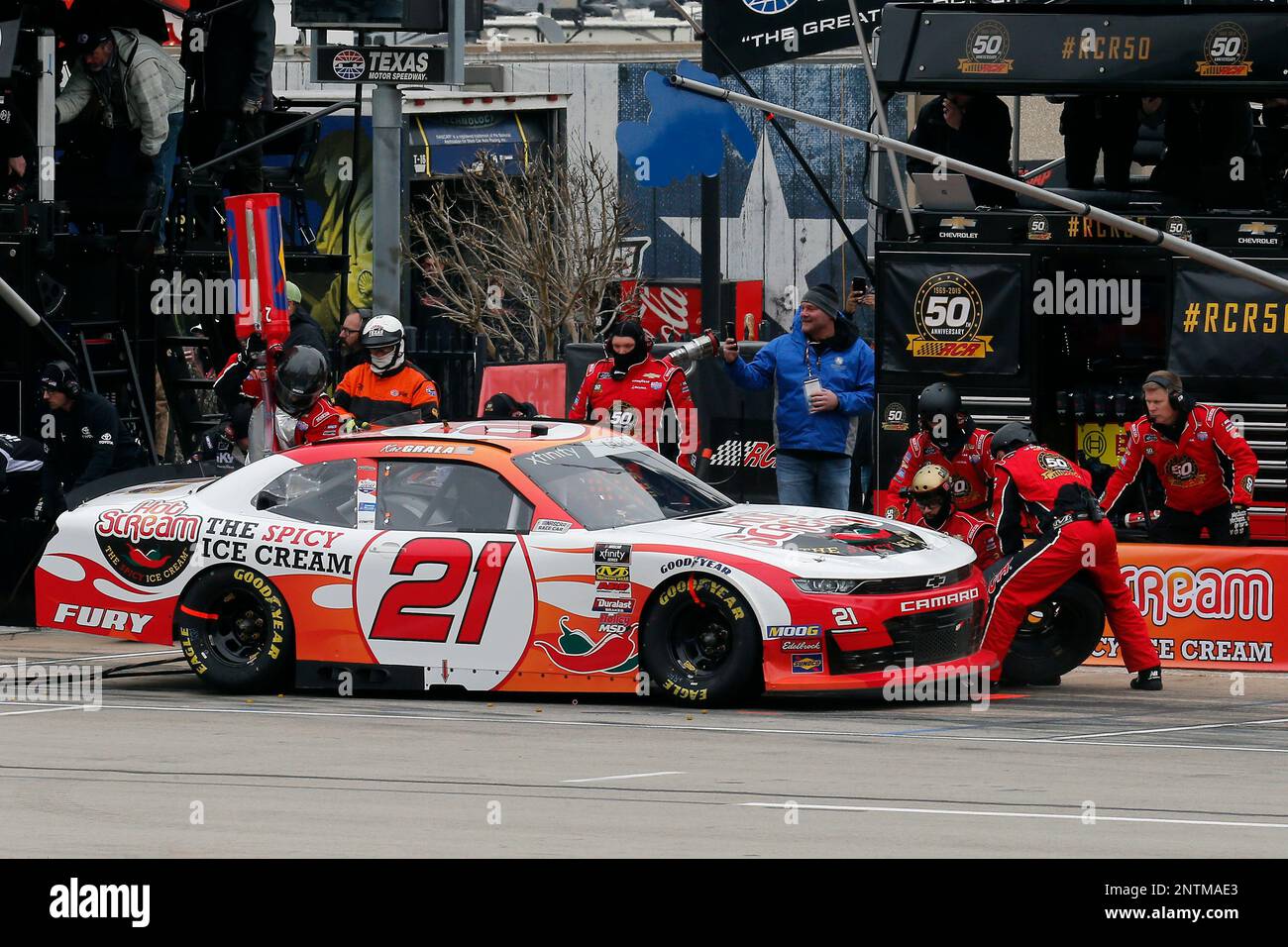 #21: Kaz Grala, Richard Childress Racing, Chevrolet Camaro HotScream ...