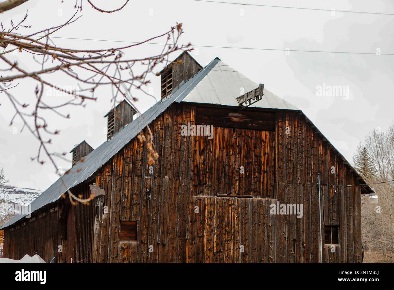 The barn in question Tuesday, April 2, in Avon, Colo. The town wants to ...