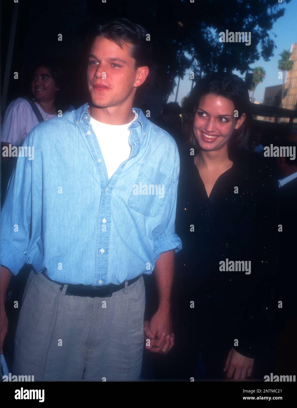 Beverly Hills, California, USA 8th July 1996 Actor Matt Damon and guest ...