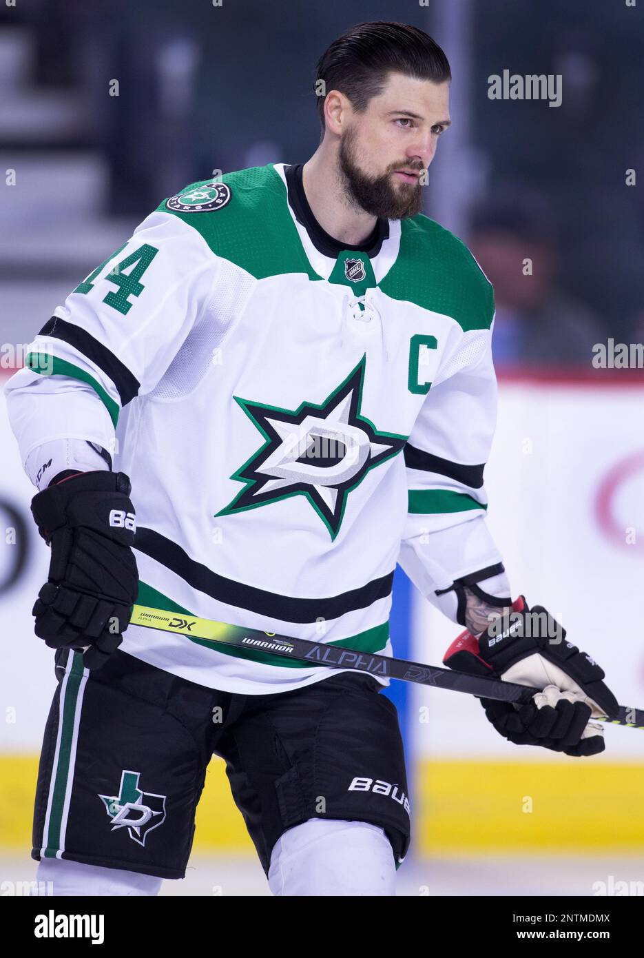 NHL profile photo on Dallas Stars player Jamie Benn during a game ...