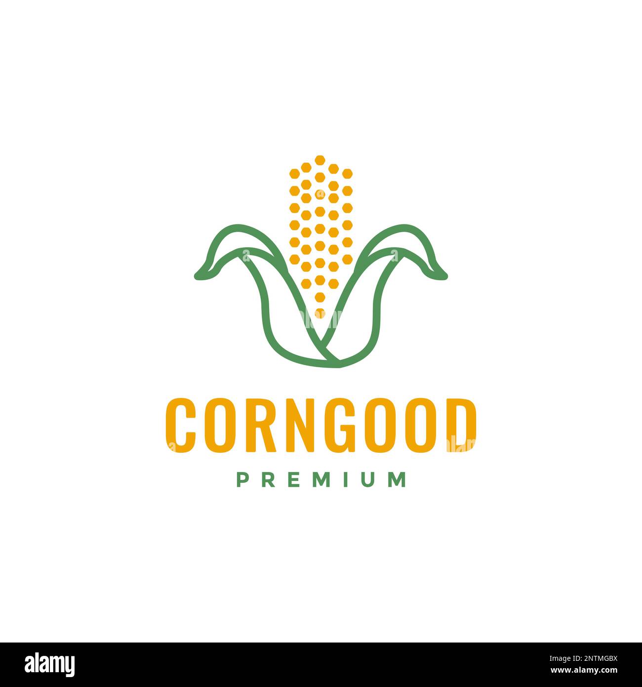 Sweet corn garden Stock Vector Images - Alamy