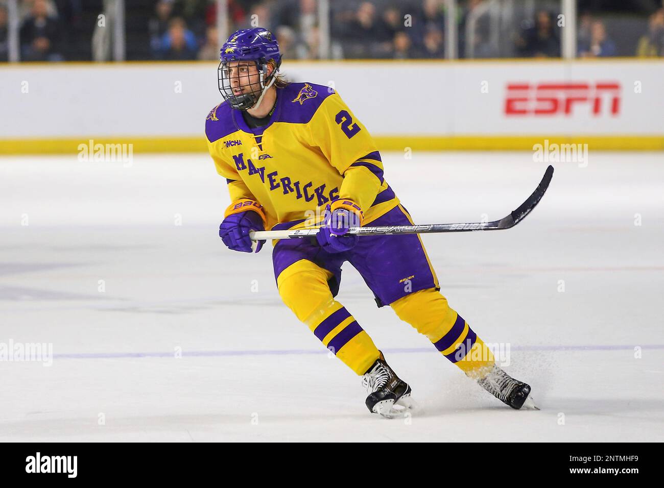 March 30, 2019: Minnesota State Mavericks defenseman Connor Mackey (2 ...