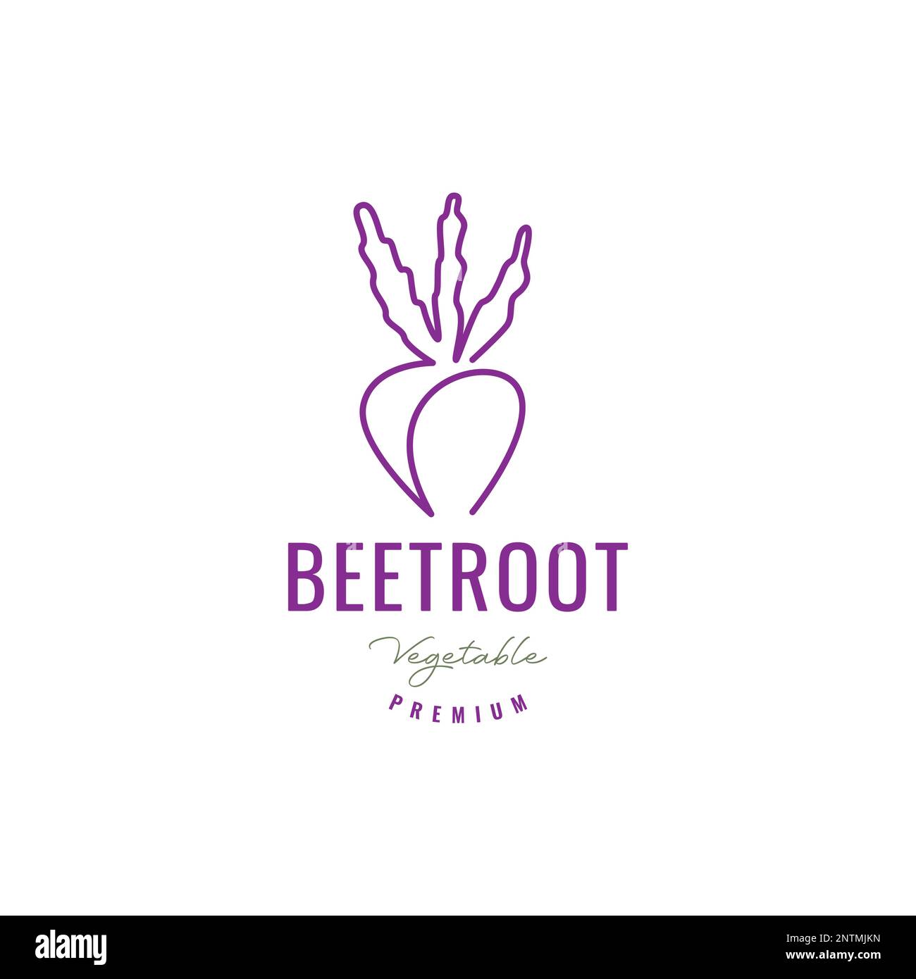 vegetable cooking beetroot fresh lines art minimal logo design icon ...