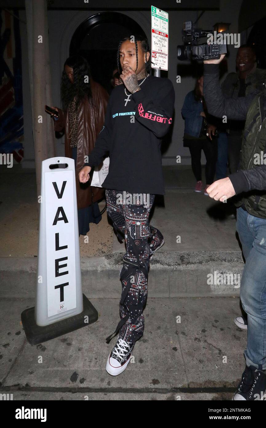 Photo by: zz/GOTPAP/STAR MAX/IPx 2019 3/28/19 Tyga is seen outside ...