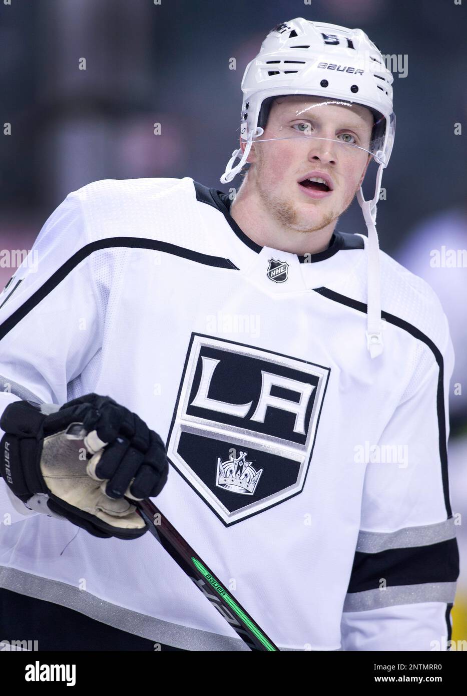 NHL profile photo on Los Angeles Kings player Austin Wagner during a ...