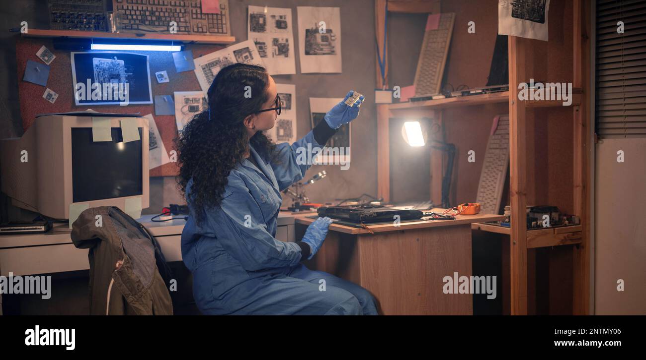 Laptop repair engineer diagnostics random access memory or ram memory ...