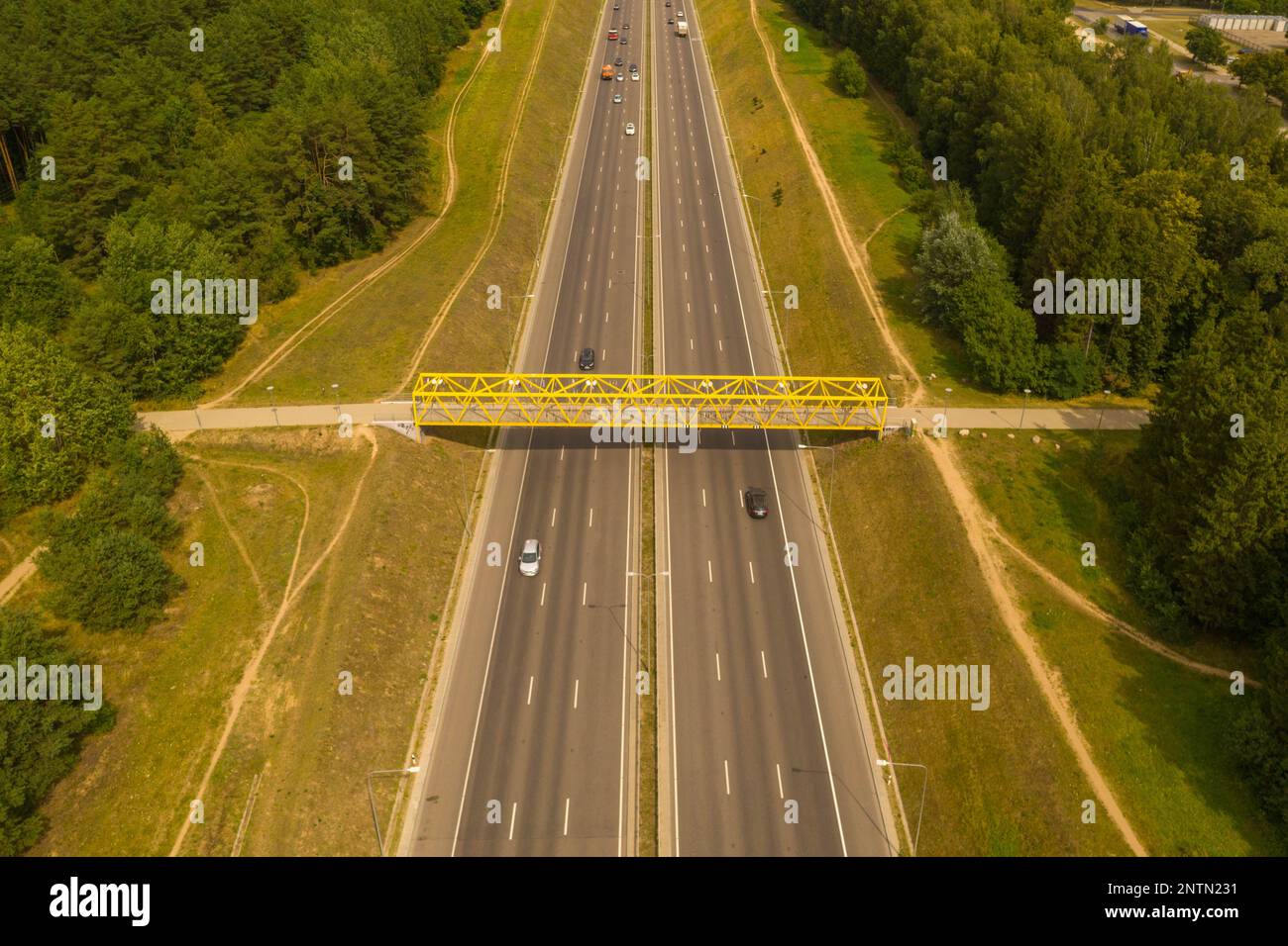 Flying over high speed highway hi-res stock photography and images - Alamy