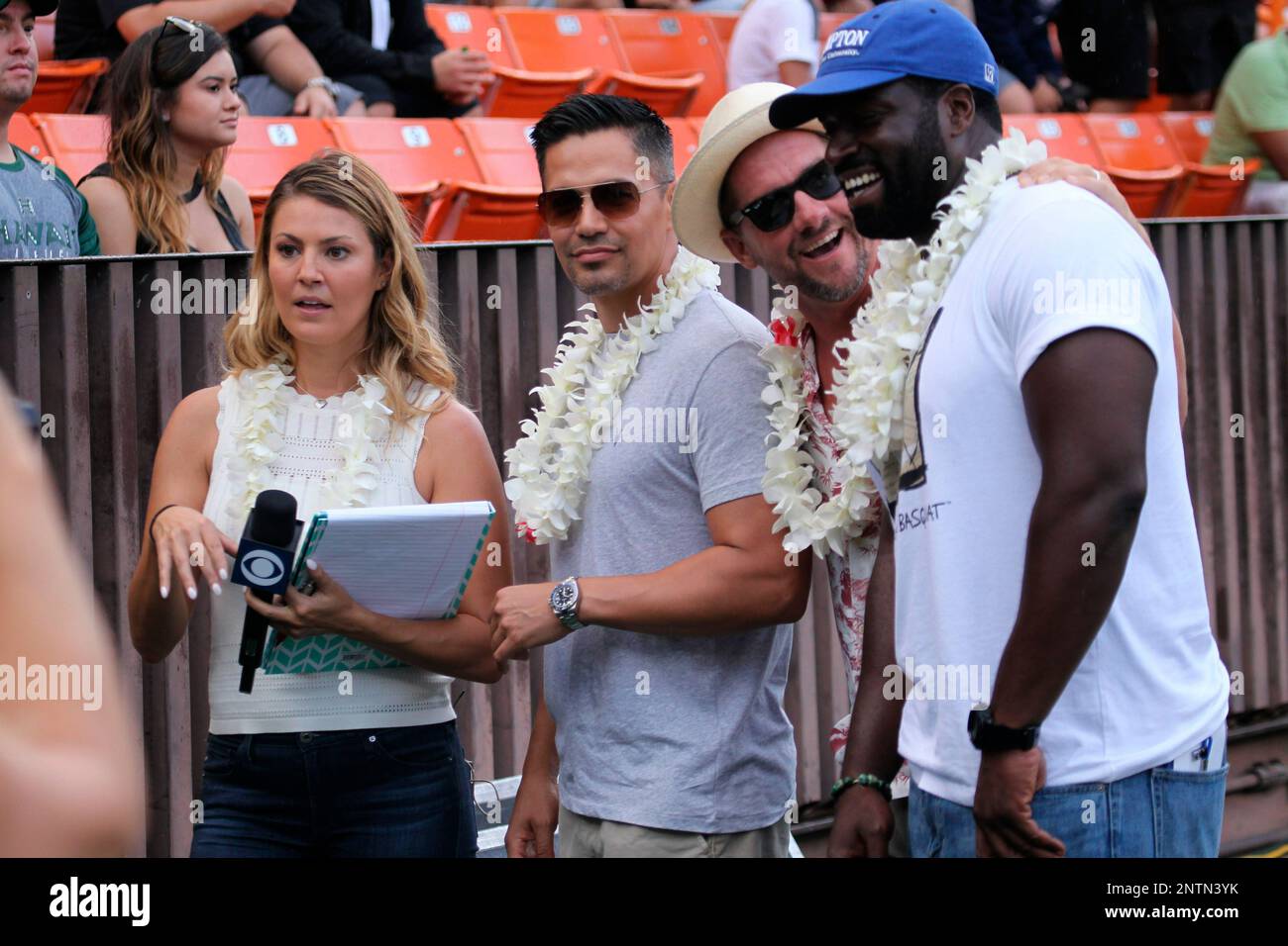 September 1, 2018 - Amanda Balionis talks with the new Magnum P.I ...