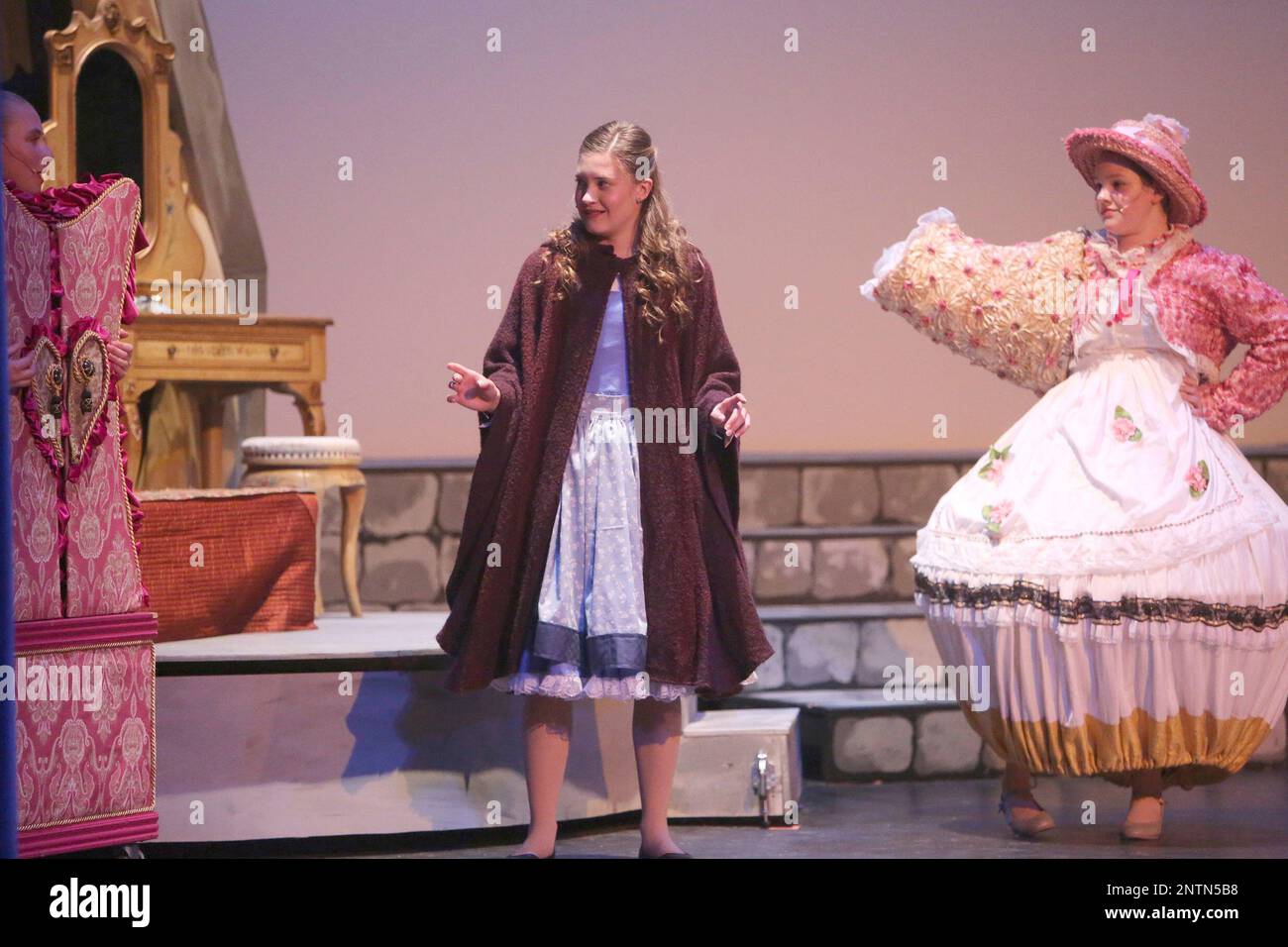 Belle, played by Addison Parmenter is surprised to be greeted by Madame ...