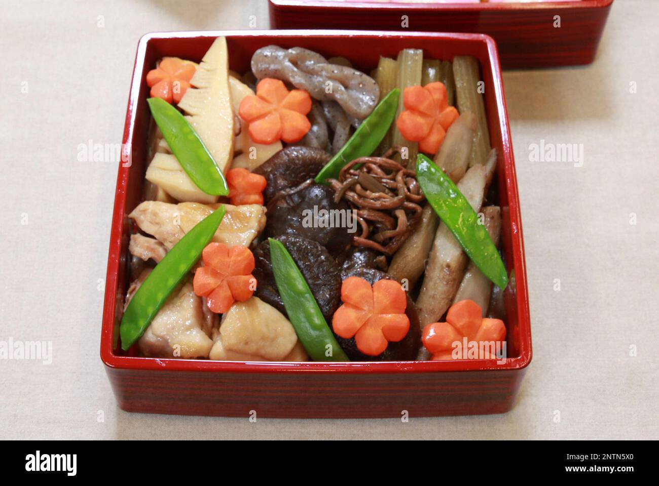 Nimono, Japanese traditional simmered dish, is pictured in Tokyo on ...