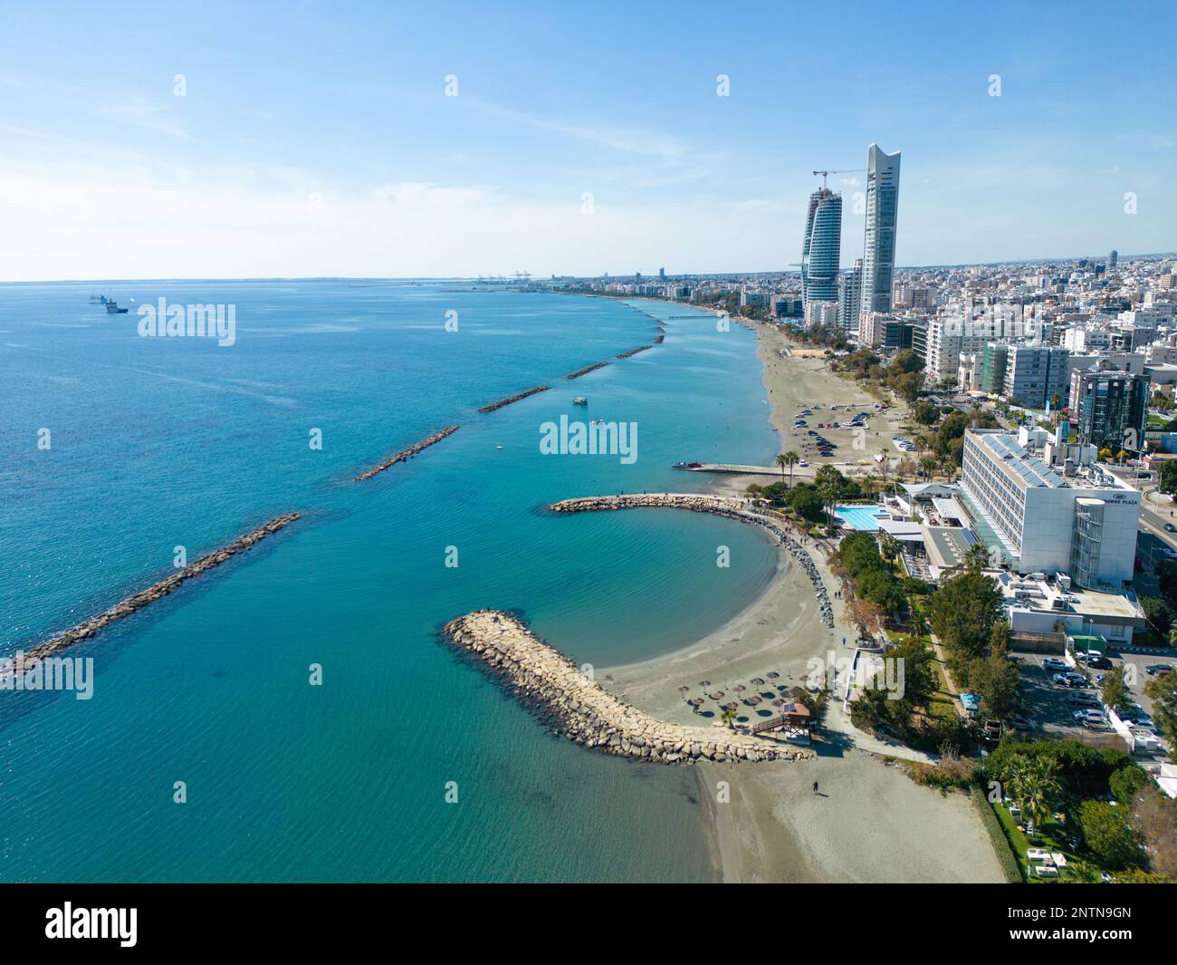 A Generic View of Limassol Front Seaside, From Dasoudi Beach, the ...