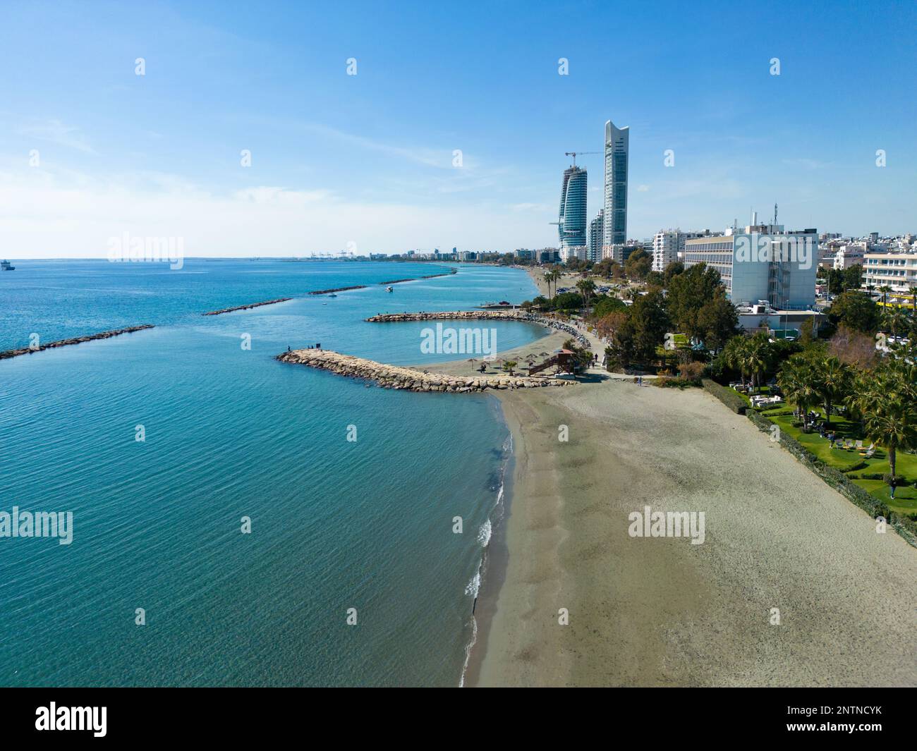 A Generic View of Limassol Front Seaside, From Dasoudi Beach, the ...