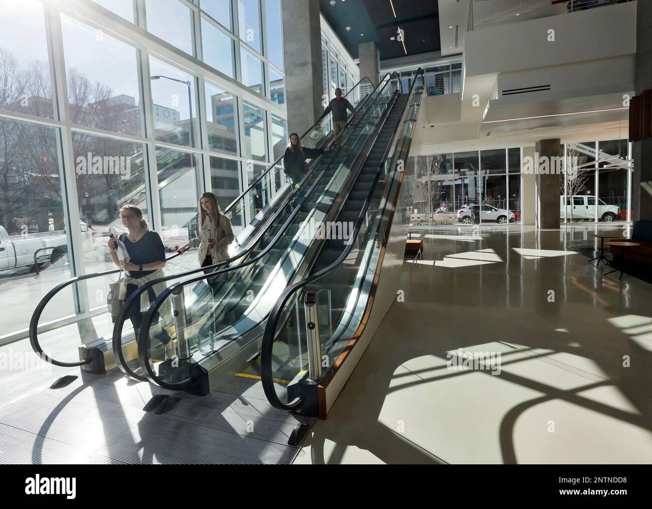 The main entrance and lobby in Atlanta on March 12, 2019. The Coda ...
