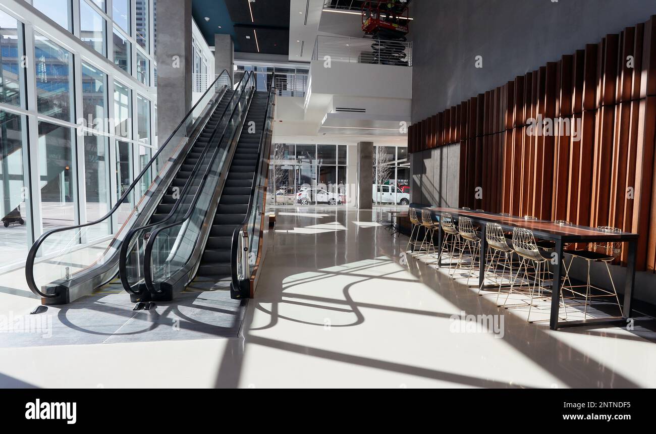 The main entrance and lobby in Atlanta on March 12, 2019. The Coda ...