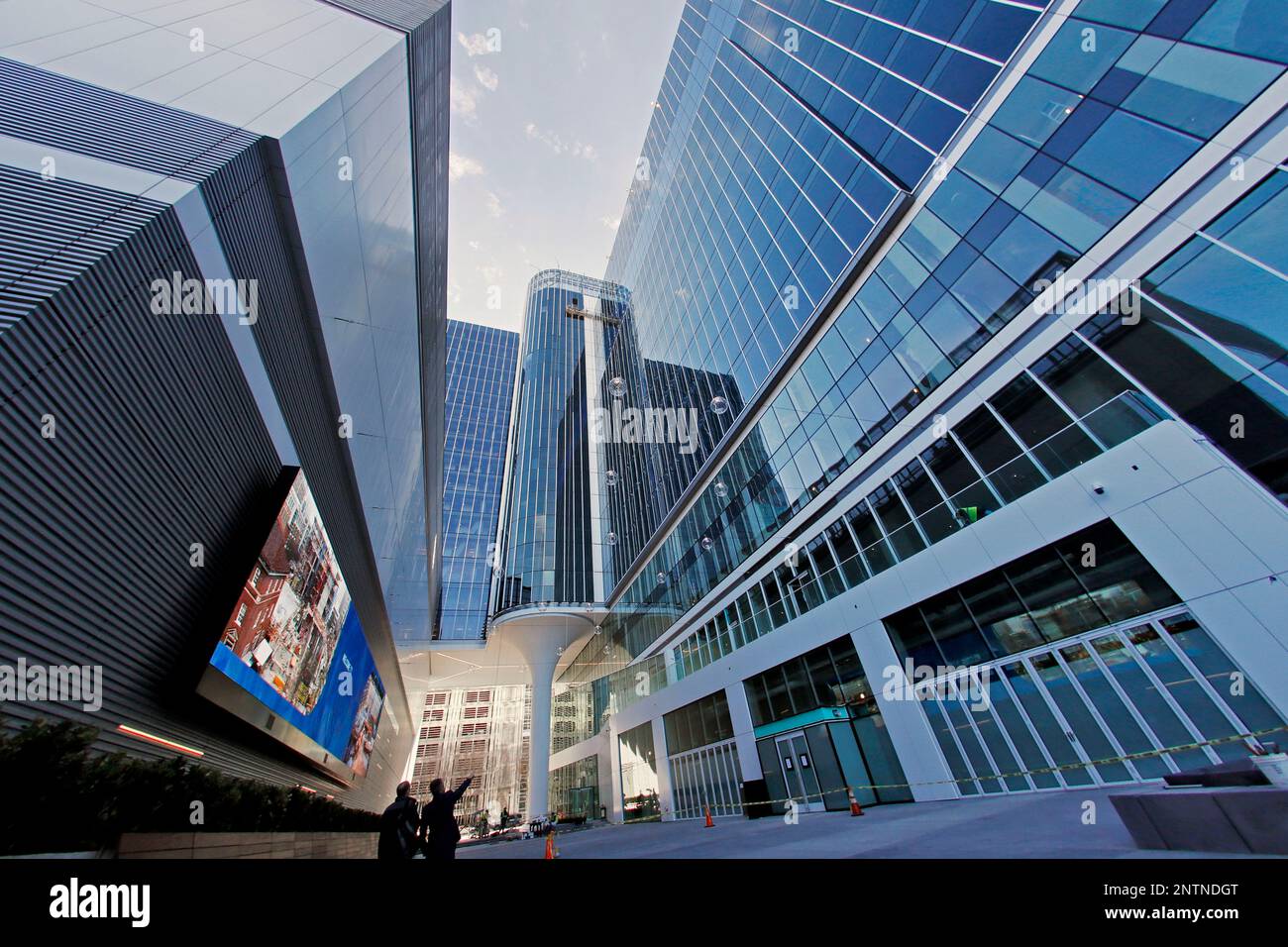 The outdoor plaza sits between the high performance computing center ...