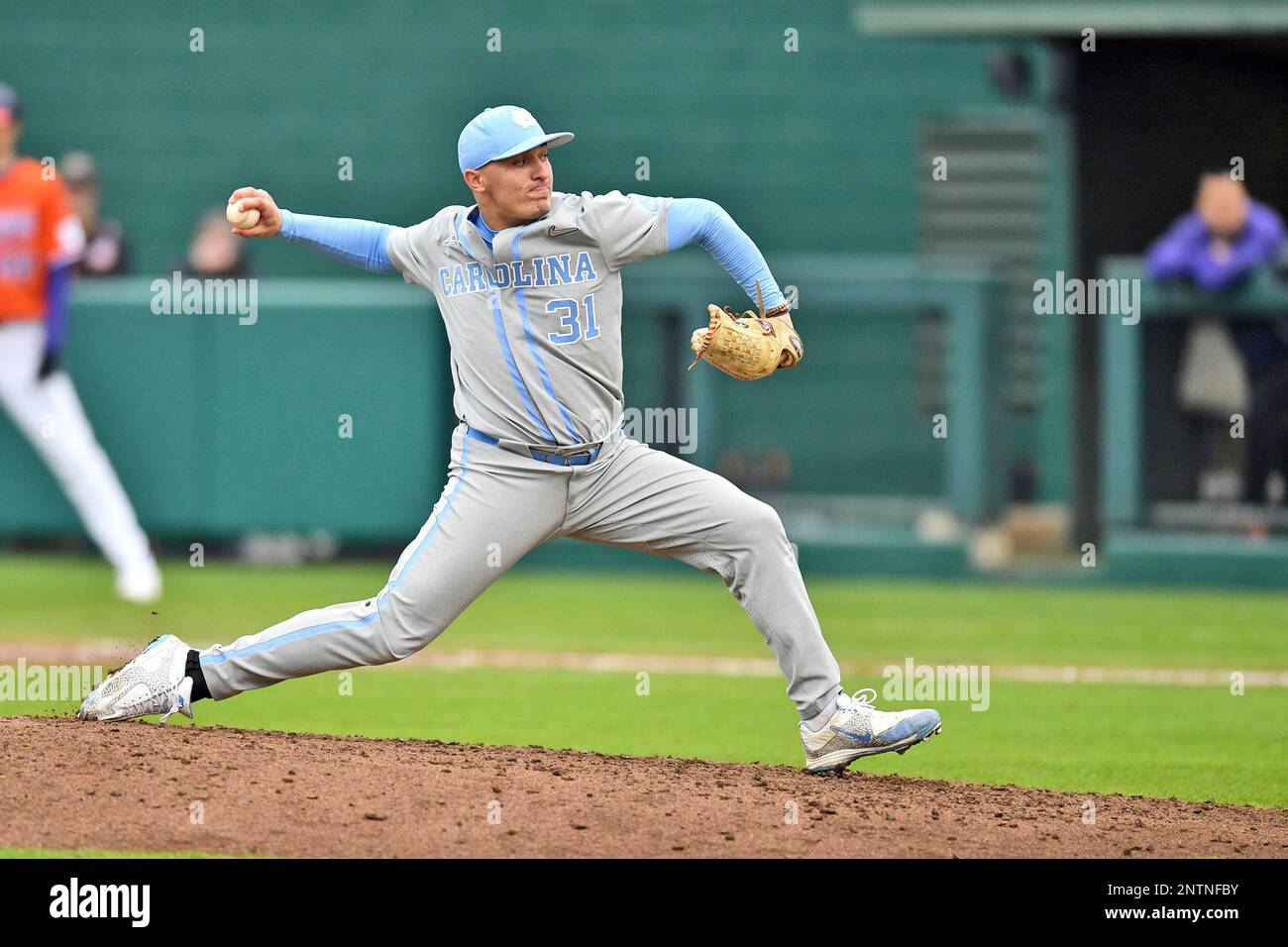North Carolina Tar Heels pitcher Joey Lancellotti (31) delivers a pitch ...