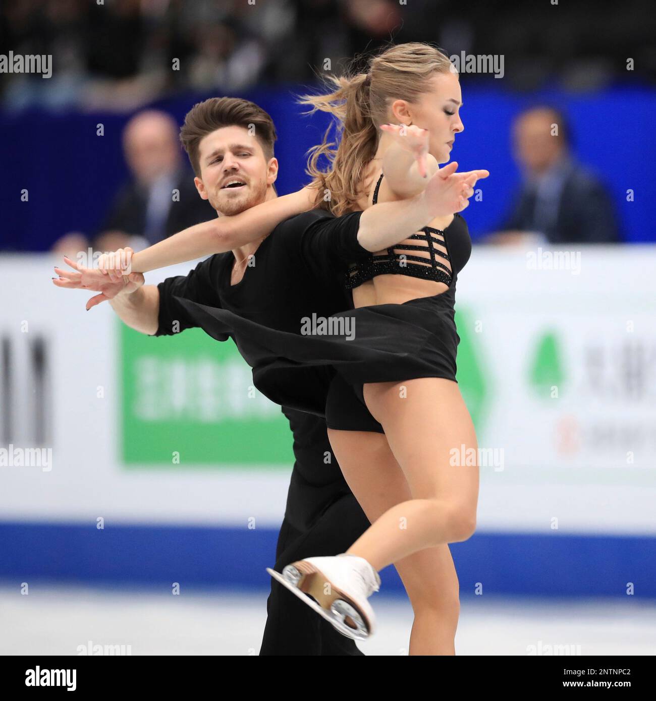 Russia's Alexandra STEPANOVA and Ivan BUKIN perform during ICE DANCE FREE DANCE of the World ...