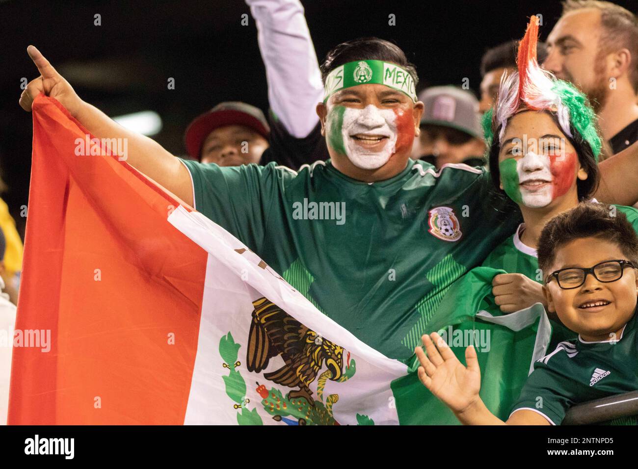 SAN DIEGO, CA - MARCH 22: Mexico fans during the International match ...