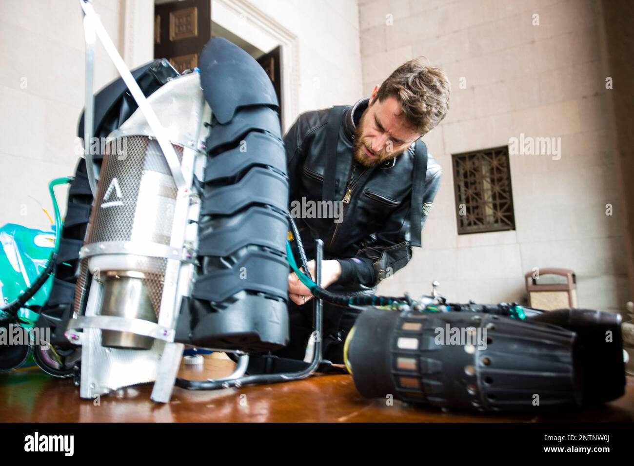 Richard Browning, the inventor of the Gravity Industries Jet Suit, is ...