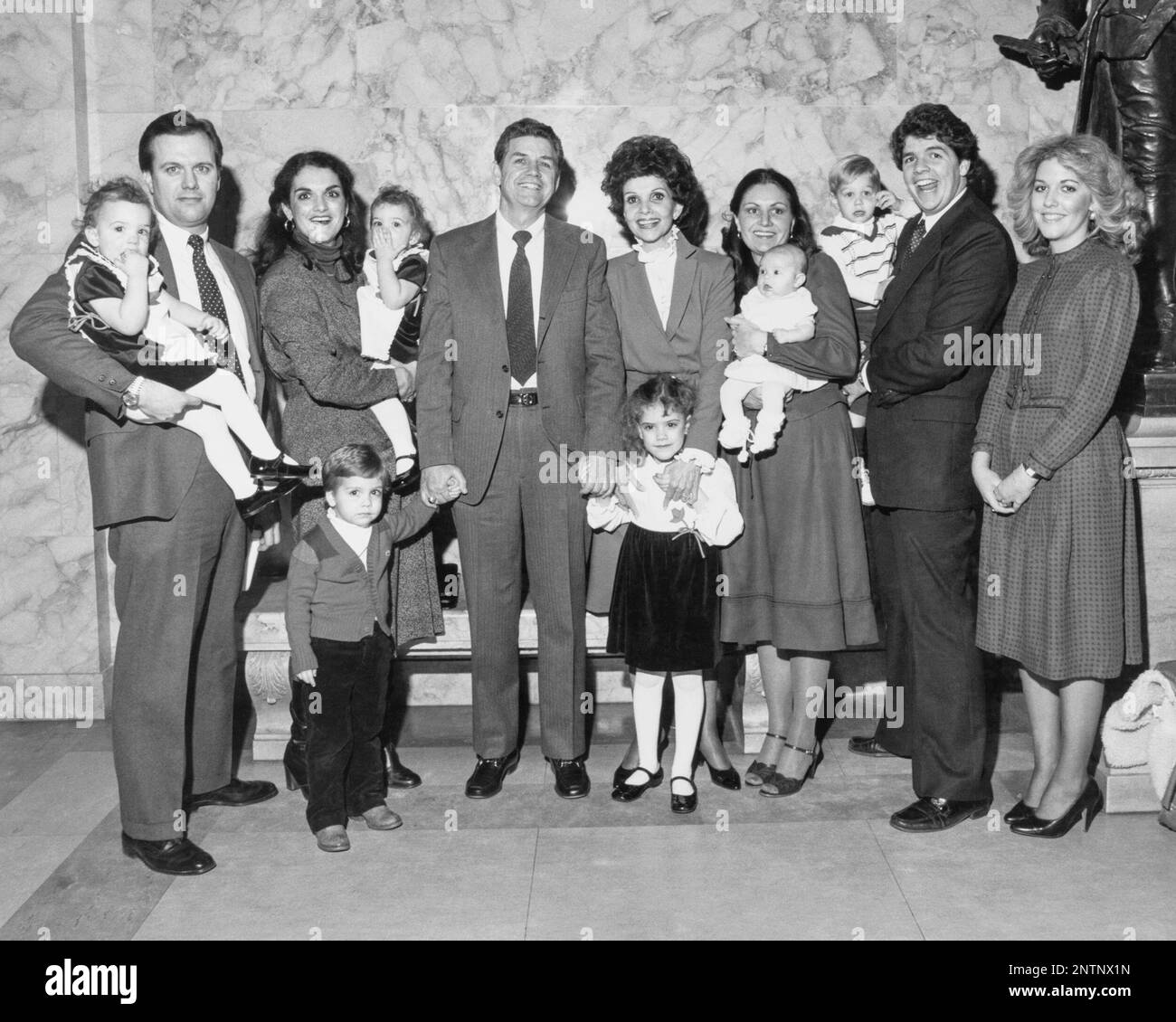 Sen. Paula Hawkins, R-Fla.with her family, including Kelley (daughter ...