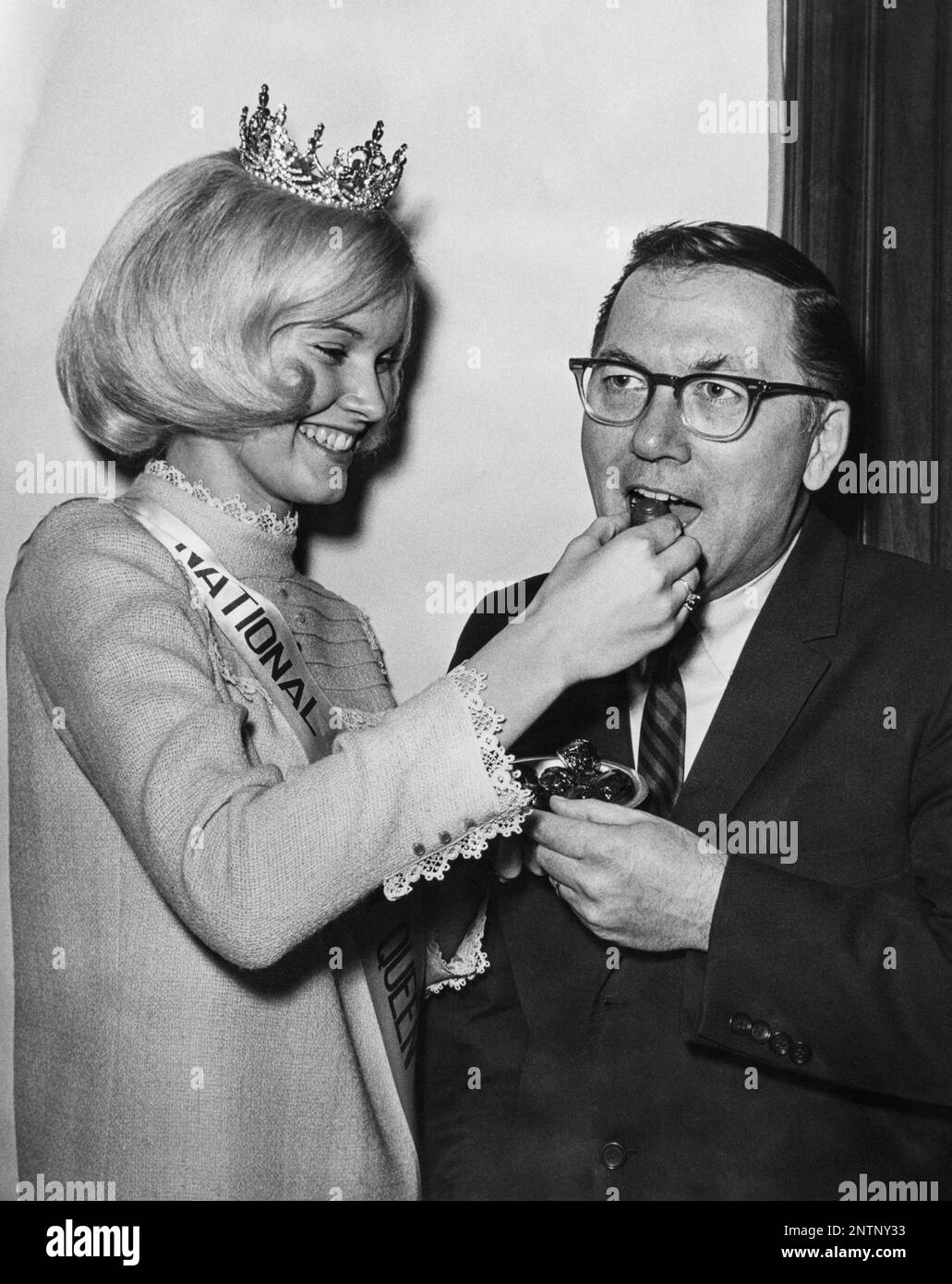 Sen. Robert P. Griffin, R-Mich. with 1968 National Cherry Festival ...