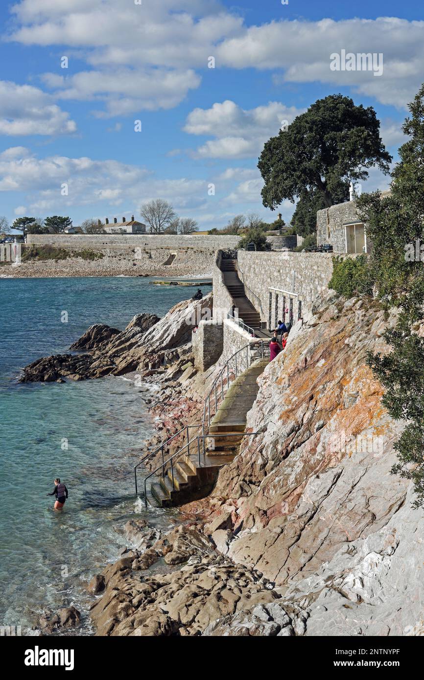 Plymouth sound national marine park hi-res stock photography and images ...
