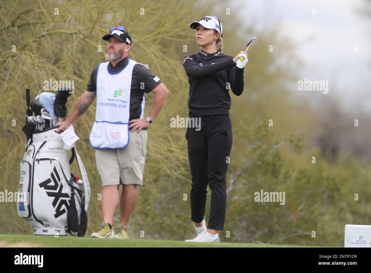 PHOENIX, AZ - MARCH 21: Lydia Ko at the first round of the Bank of Hope ...