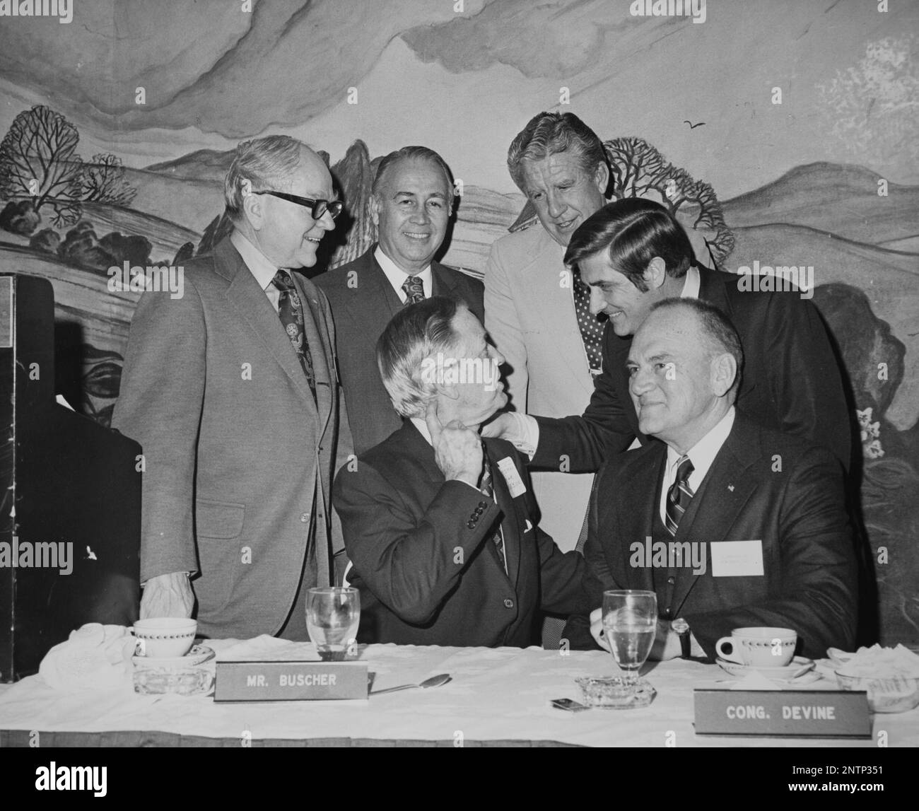 Former FBI members Rex E. Danilson, Nyle Mayne, Omen Buscher, Rep ...