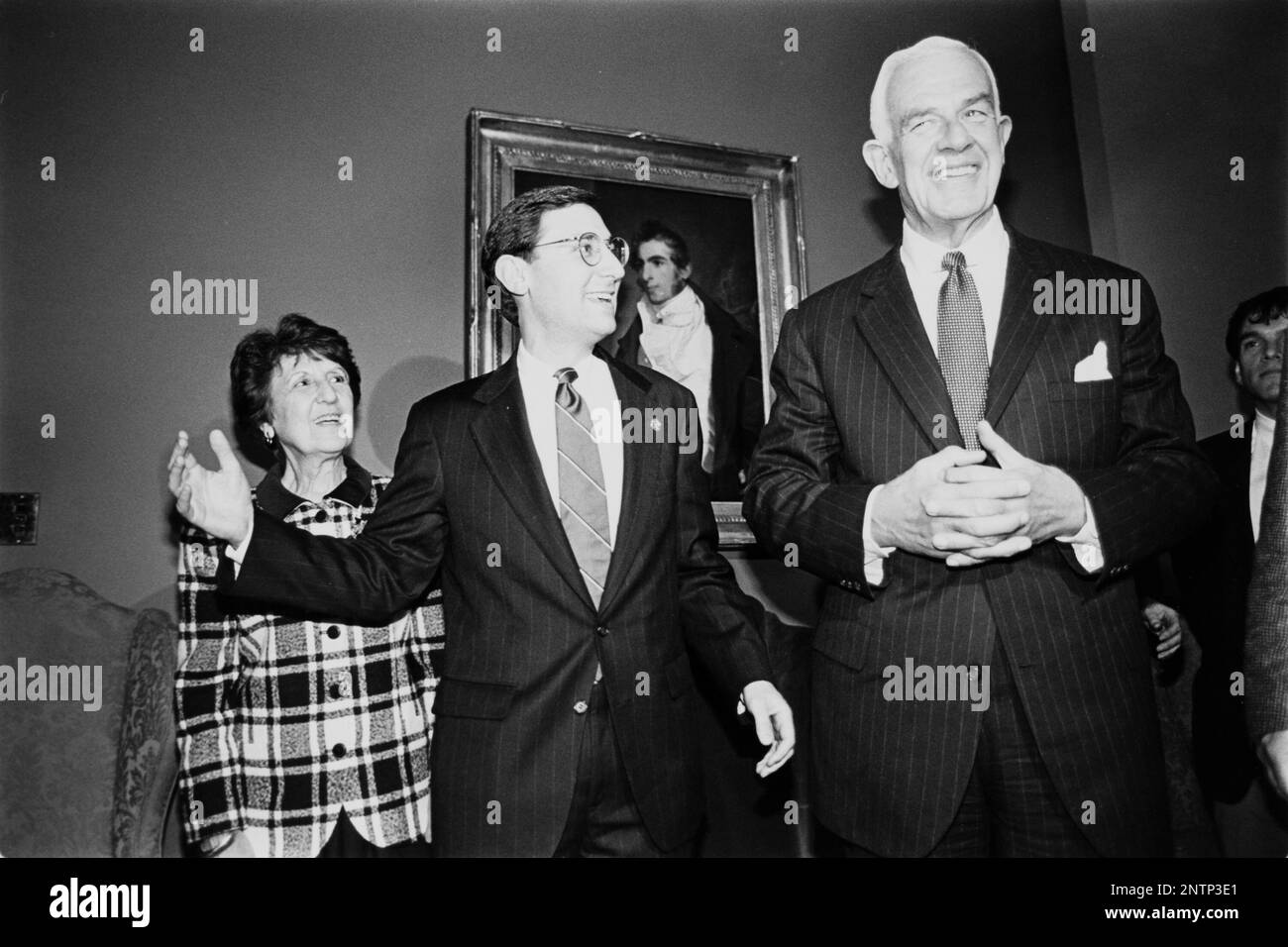 Rep. Eric Fingerhut, D-Ohio after mock swear-in by Rep. Tom Foley, D ...