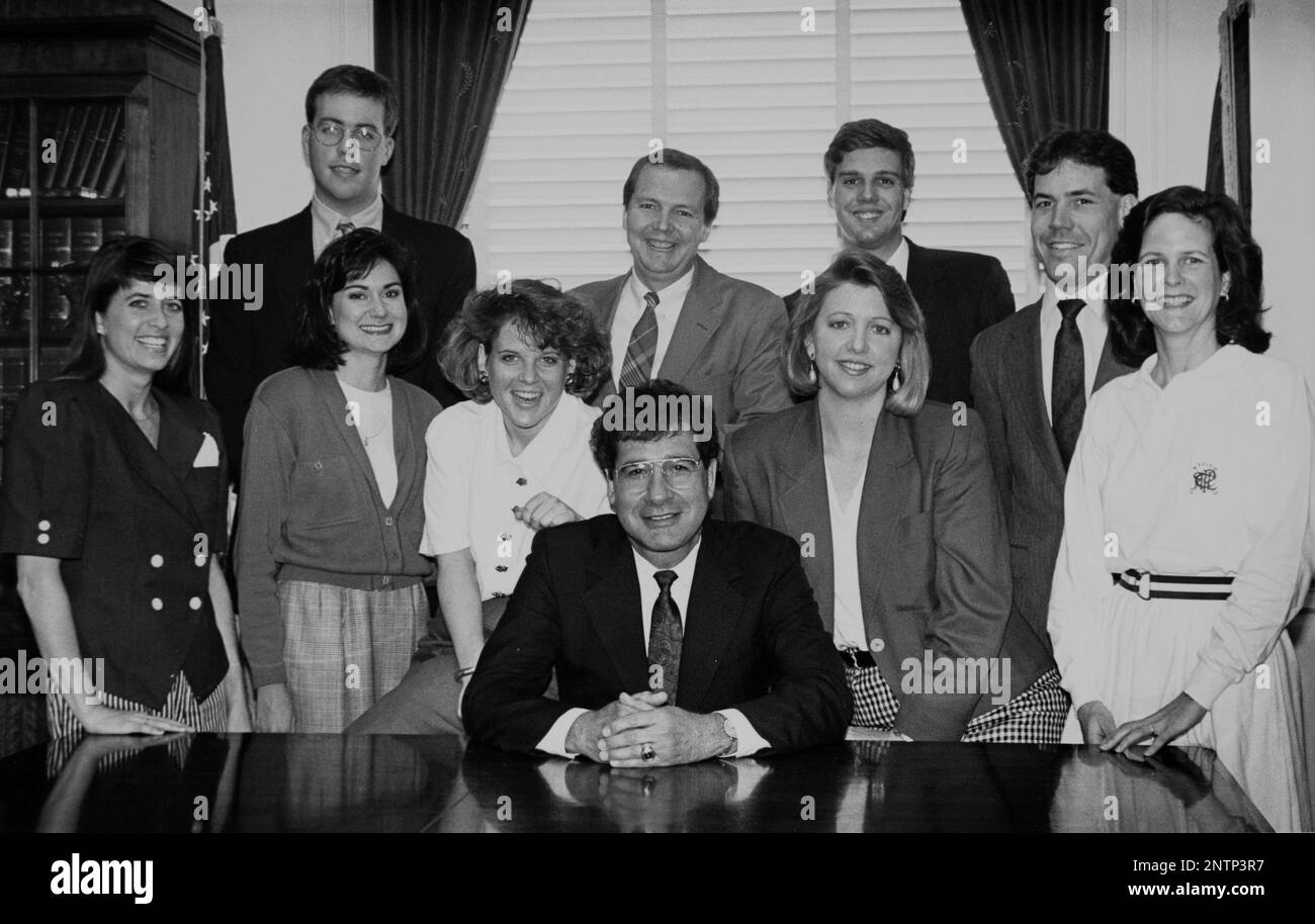 The office of Rep. Robert William Davis, R-Mich. Front: Laurie Bink ...