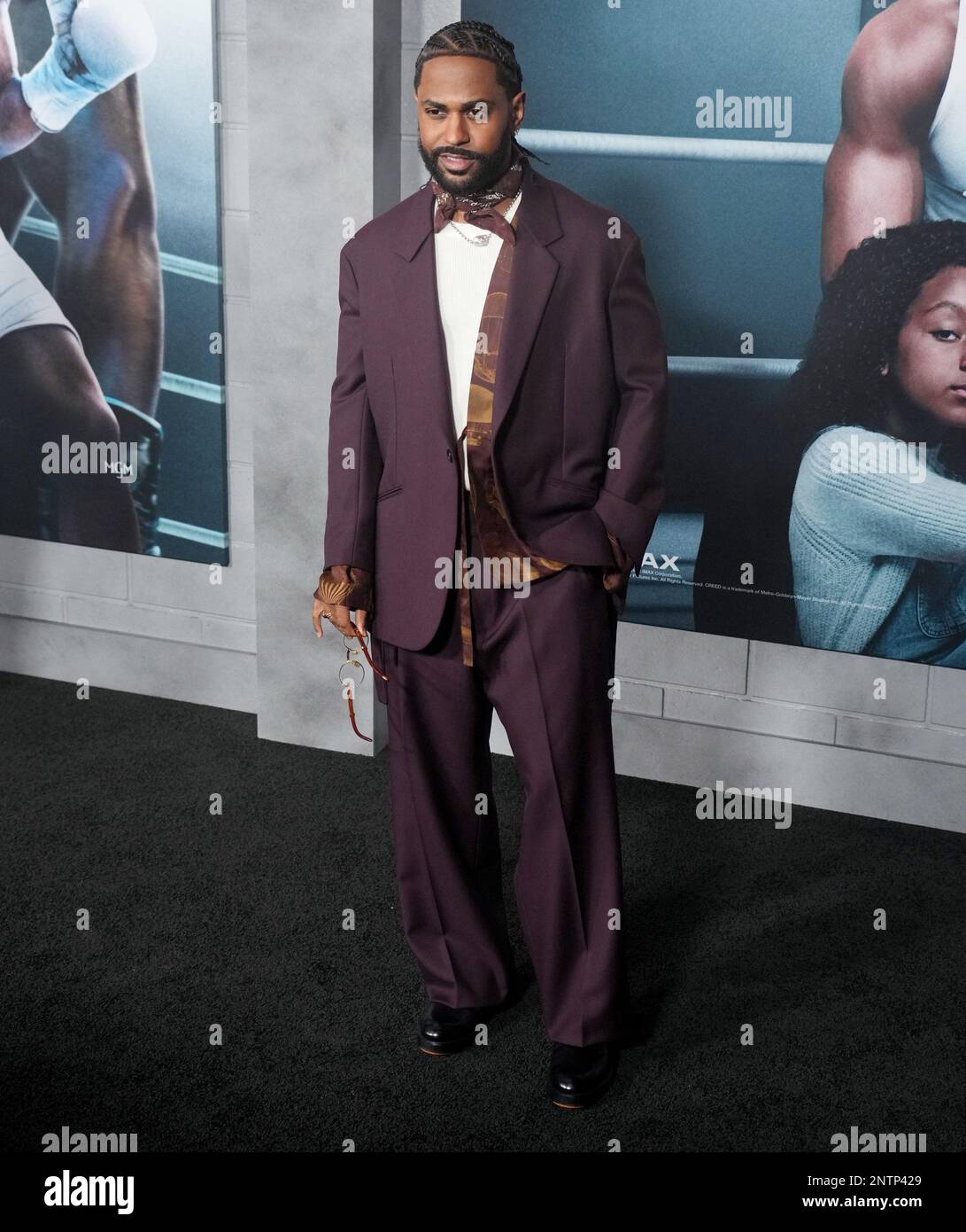 Los Angeles, USA. 27th Feb, 2023. Big Sean arrives at the CREED III Los ...